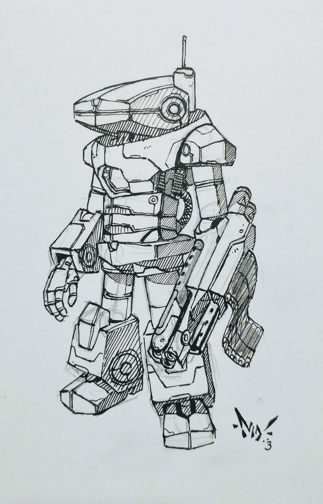 ArtStation - Mech Sketches (2019)