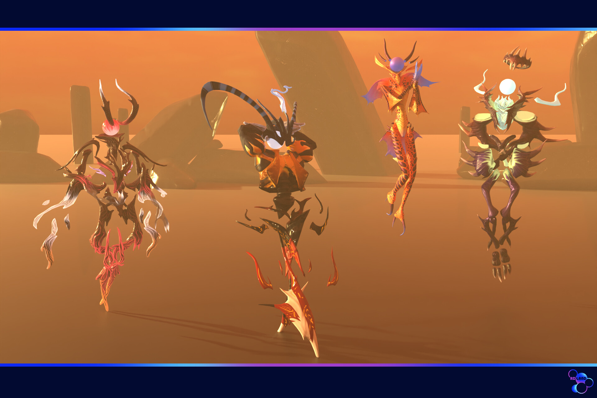 ArtStation - Fire Avatars for RdLand