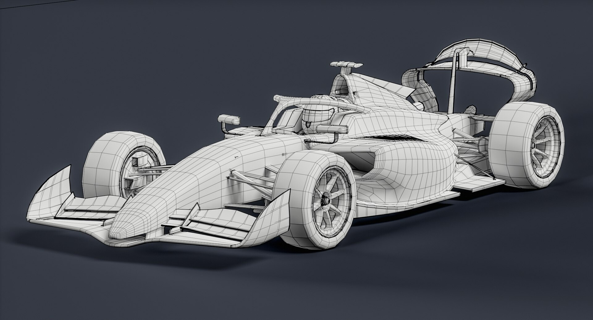 OpticalDreamSoft - Dallara F2 2024 Formula 2 Race Car White Mockup PBR ...