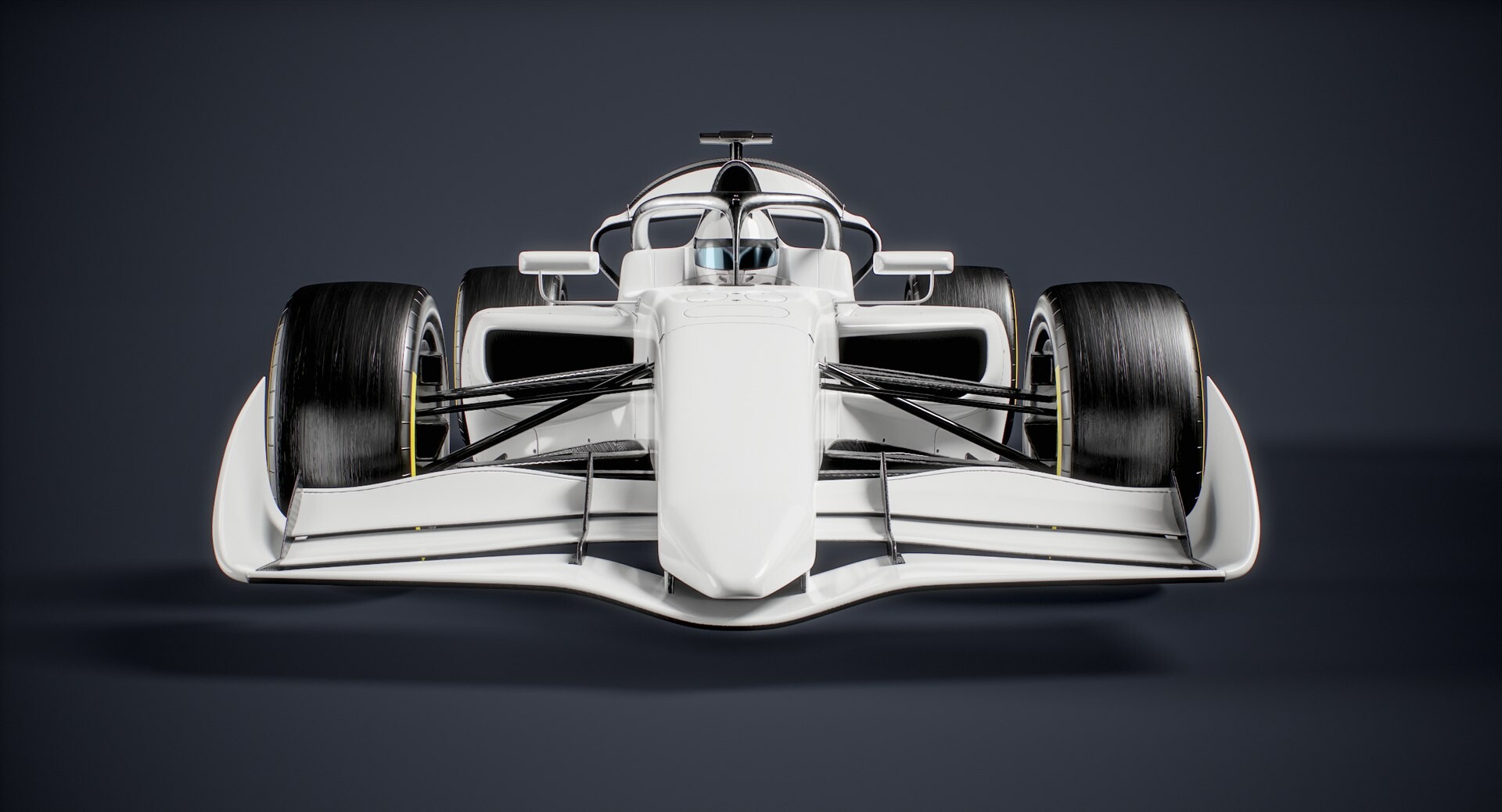 OpticalDreamSoft - Dallara F2 2024 Formula 2 Race Car White Mockup PBR ...