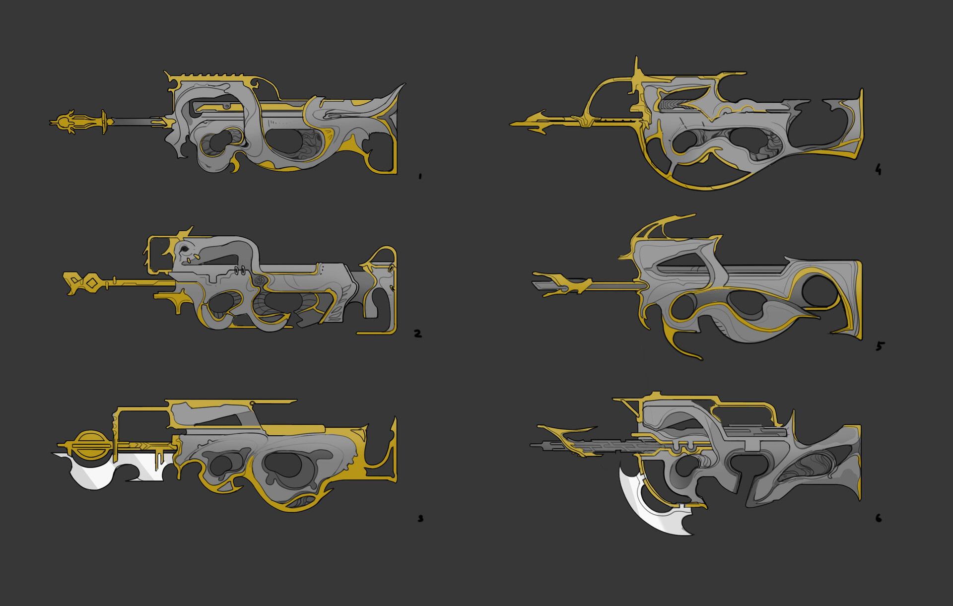 ArtStation - Fanart weapon Warframe