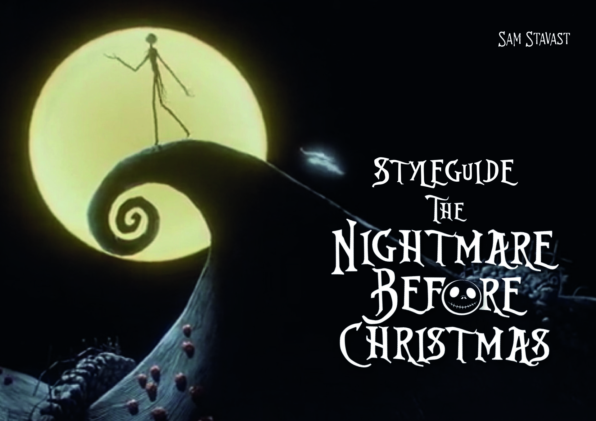 ArtStation - The nightmare before christmas UI deisgn