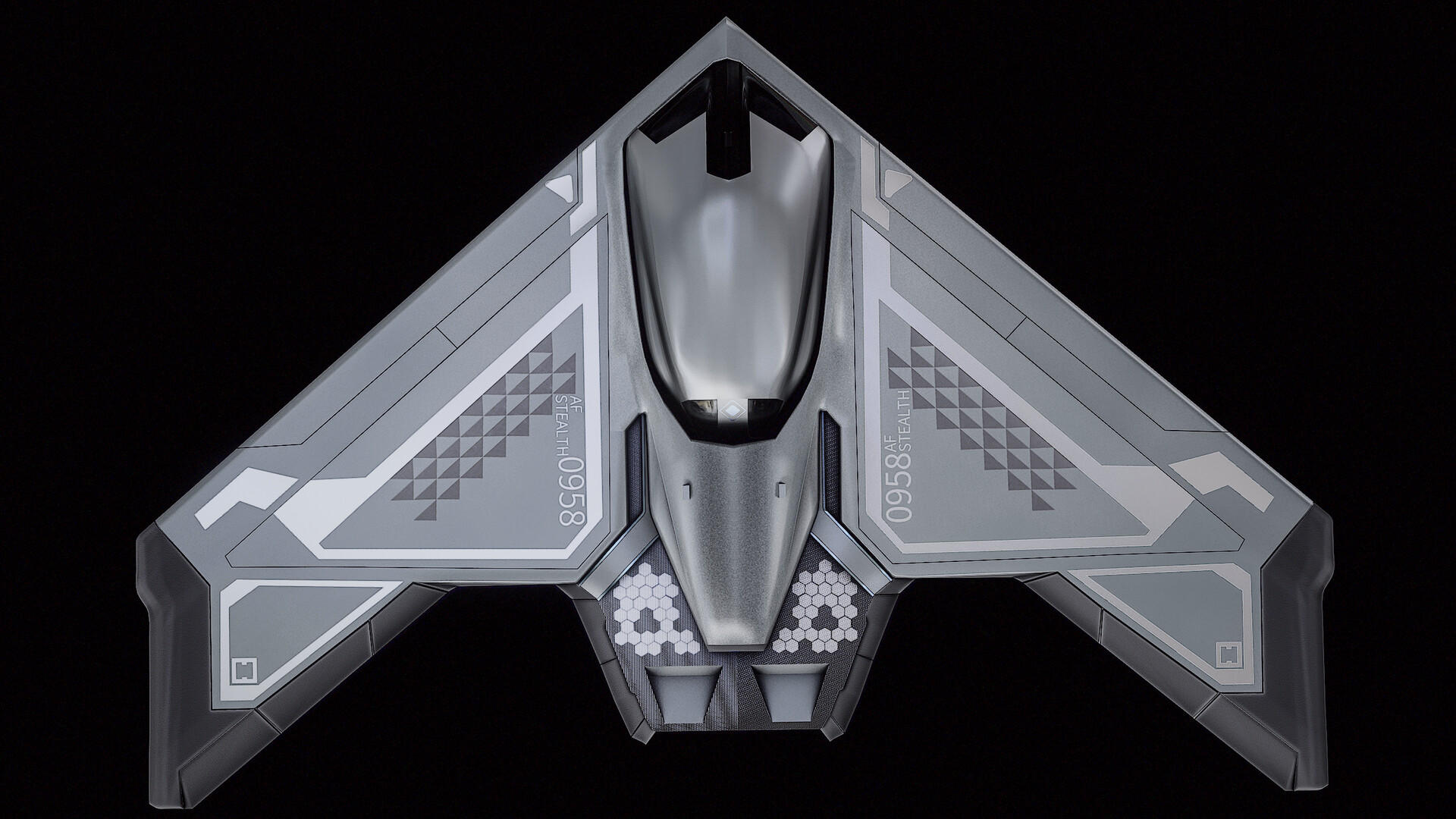 sci fi stealth bomber