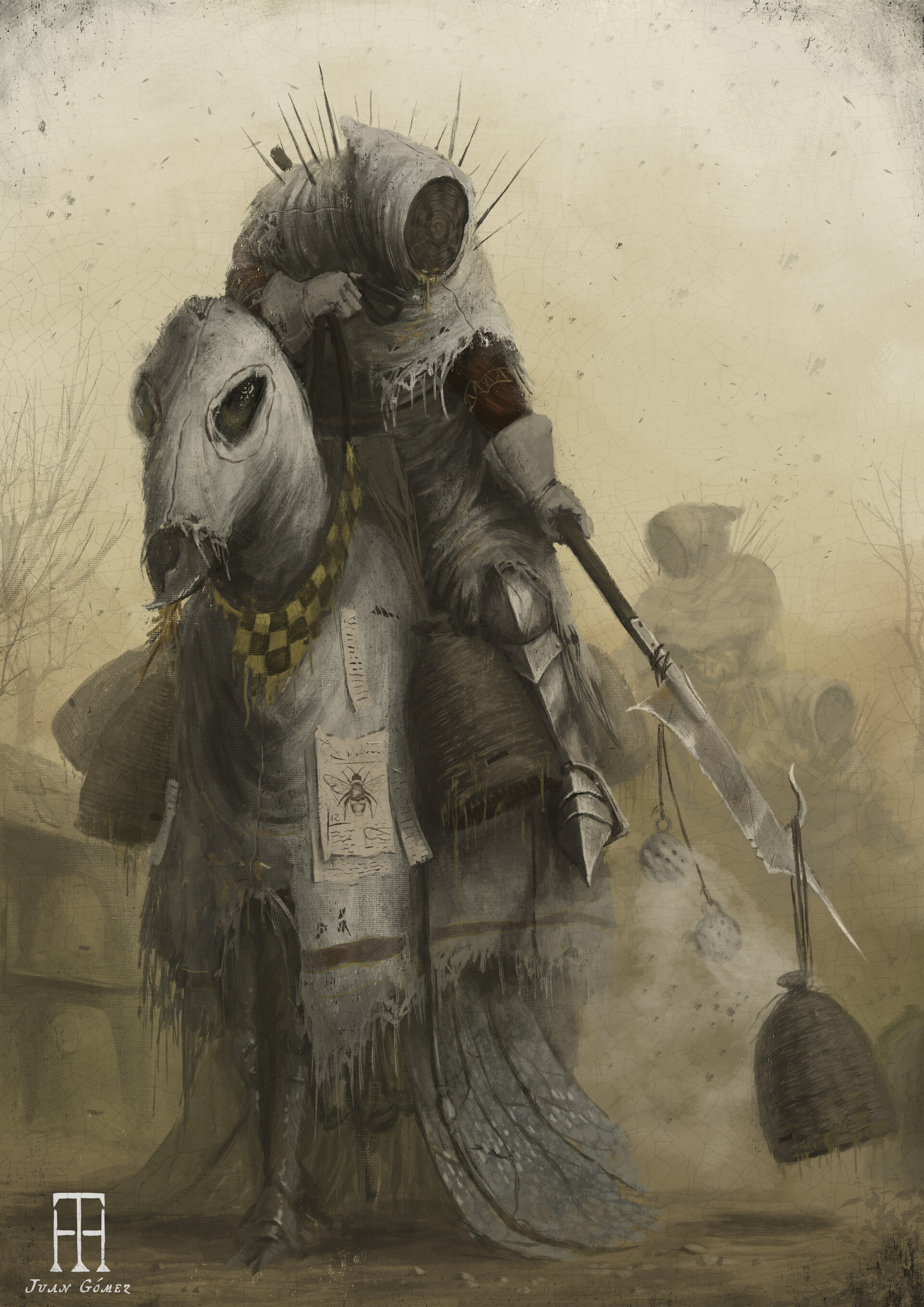 ArtStation - Beekeeper Knight Harvesting