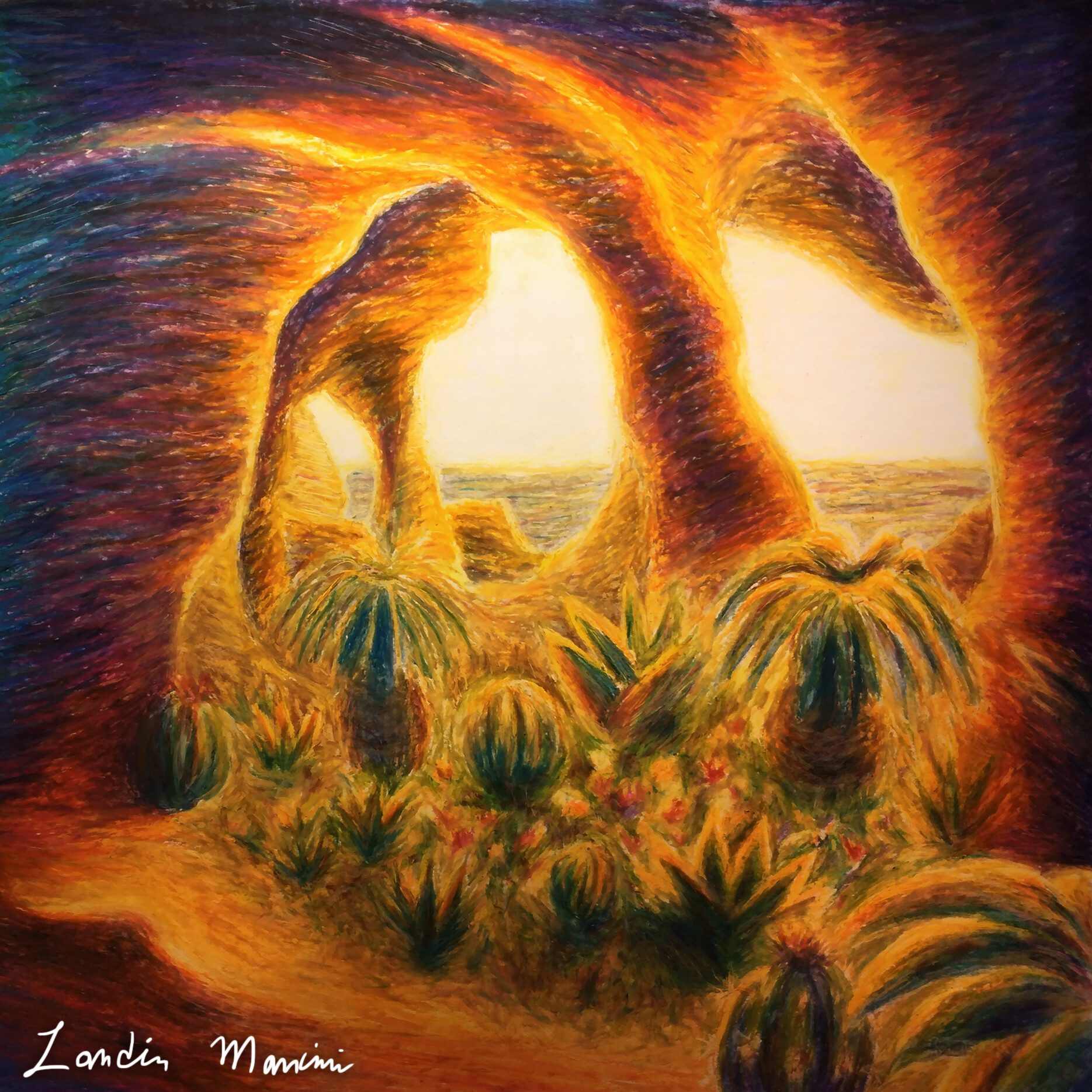 ArtStation - Sandstone beach cave