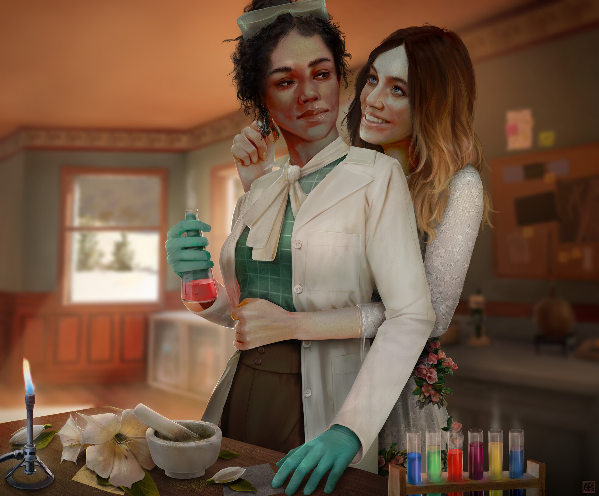 ArtStation - OC Jenna & Faith from Far Cry 5 (commission)