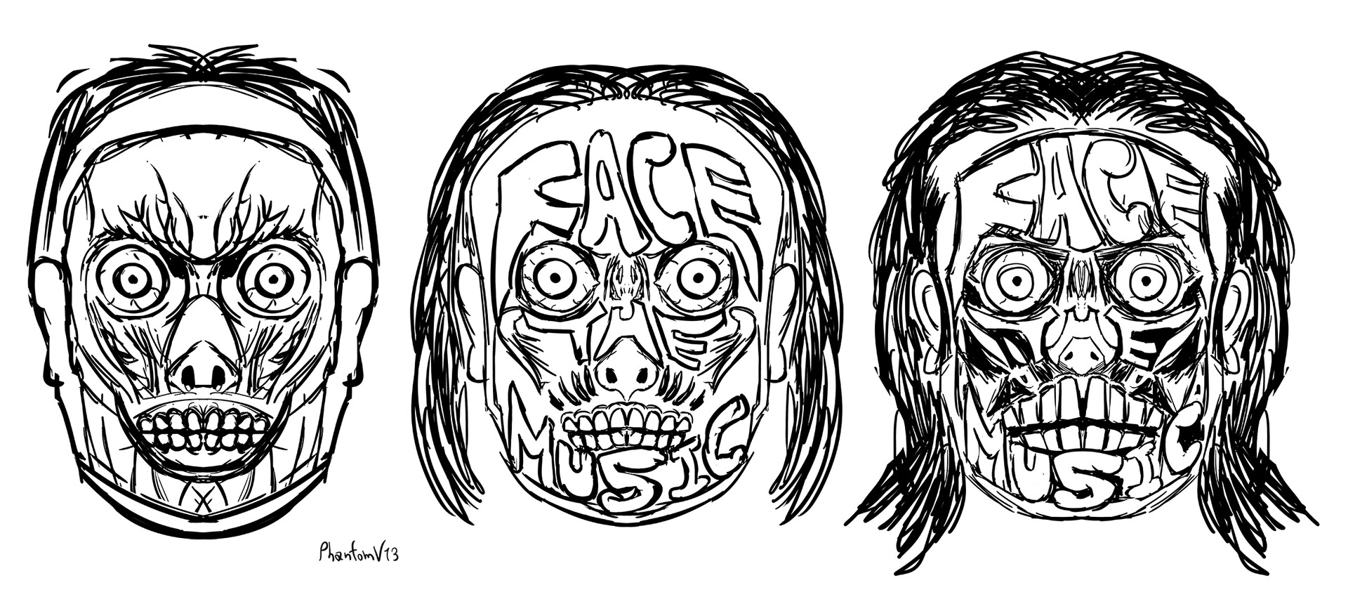 phantom of the opera mask coloring page