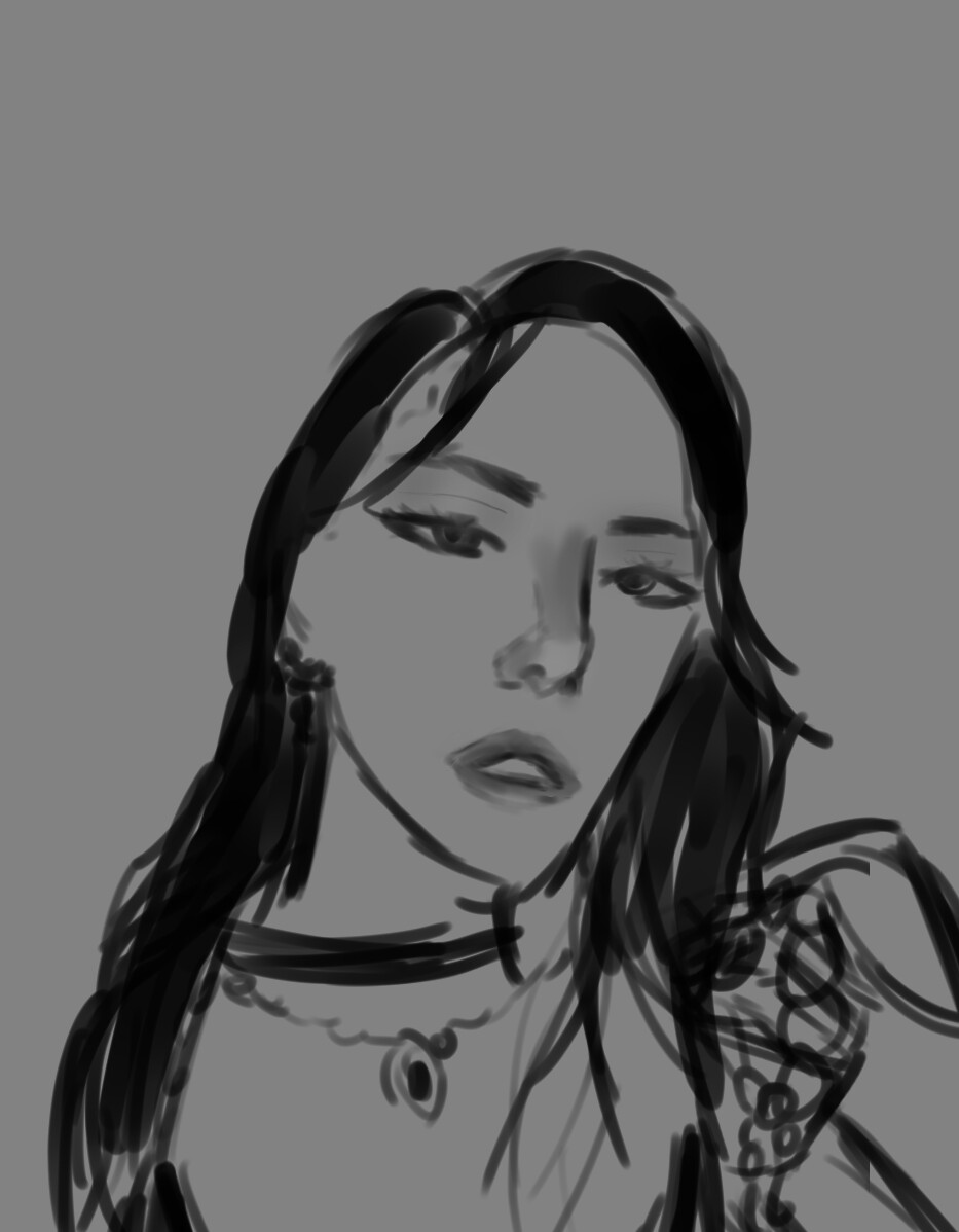 ArtStation - "Baddie" Sketch