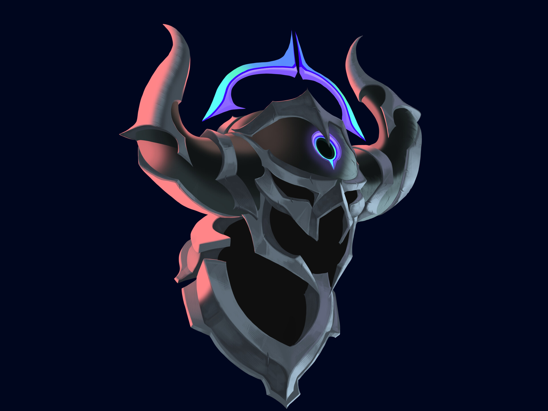 ArtStation - Aatrox Eclipse Helm