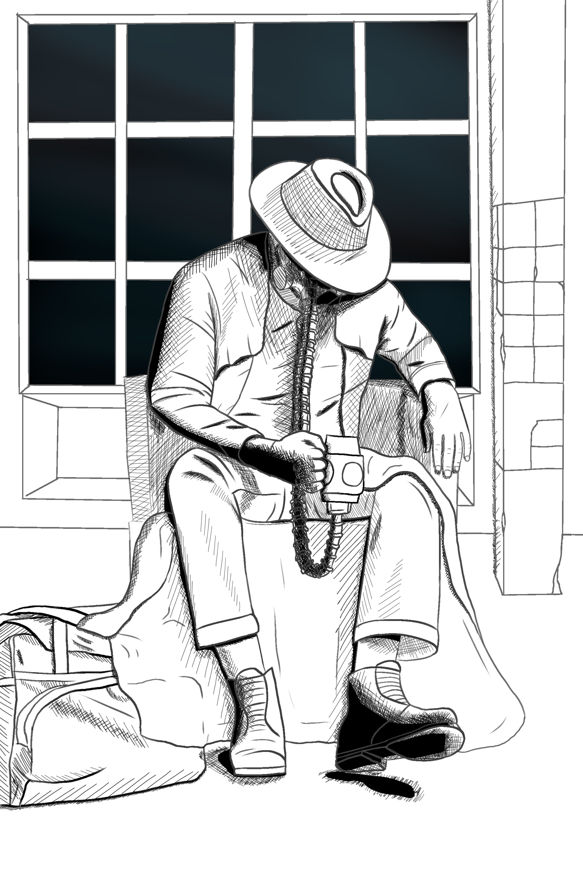 ArtStation - Lone Stalker Cowboy