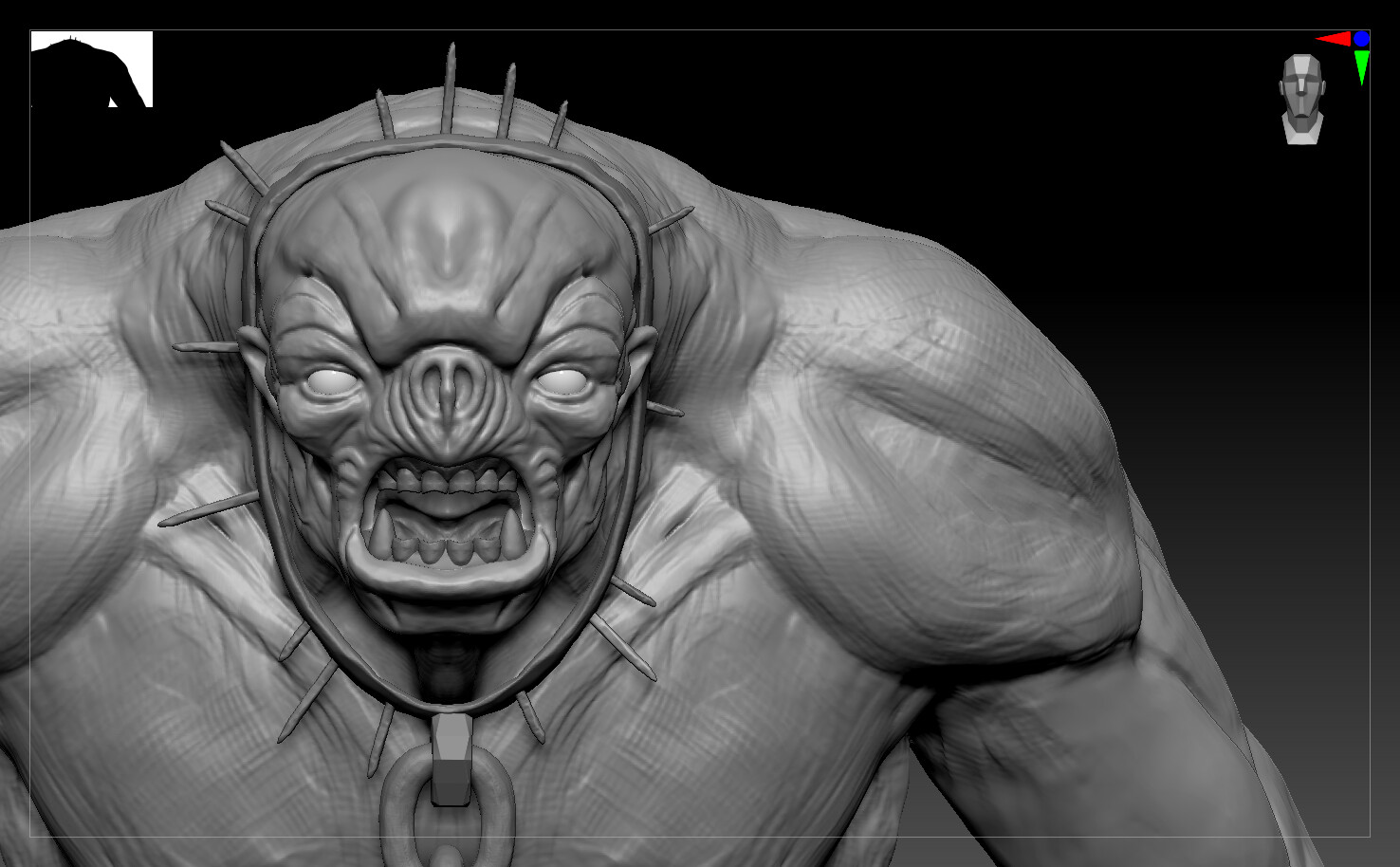 ArtStation - Cave Troll WIP