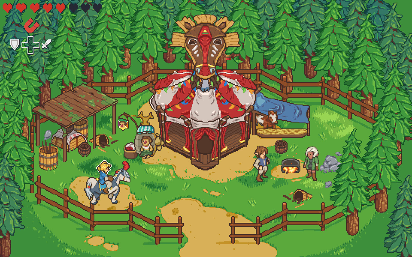 Gustavo Melo - Zelda Breath of The Wild | Pixel Art Mockup