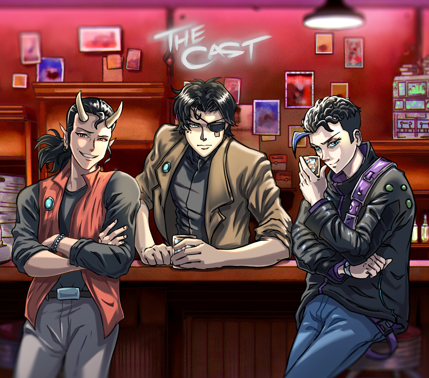 ArtStation - The Co-Op Cast Banner Art