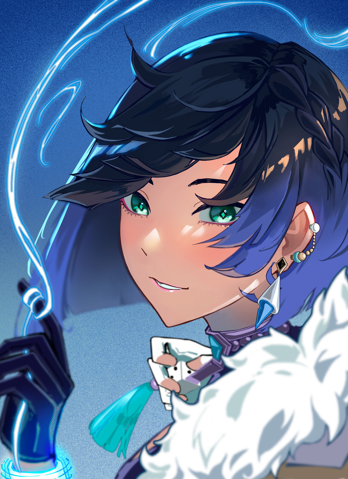 kyuo - Yelan FANART from Genshin Impact