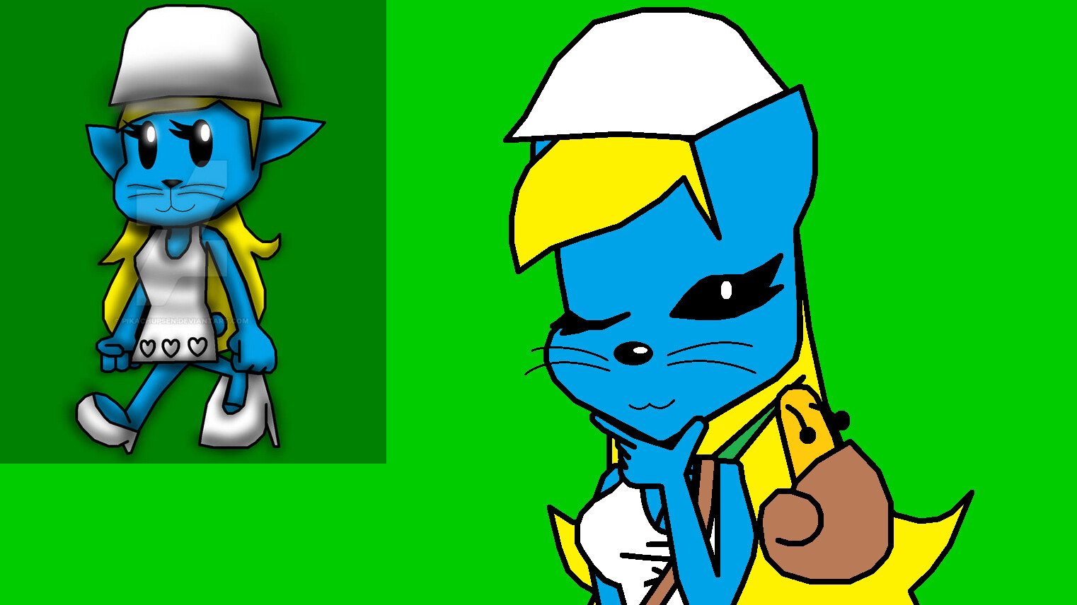 ArtStation - Smurfette the Cat Fanart