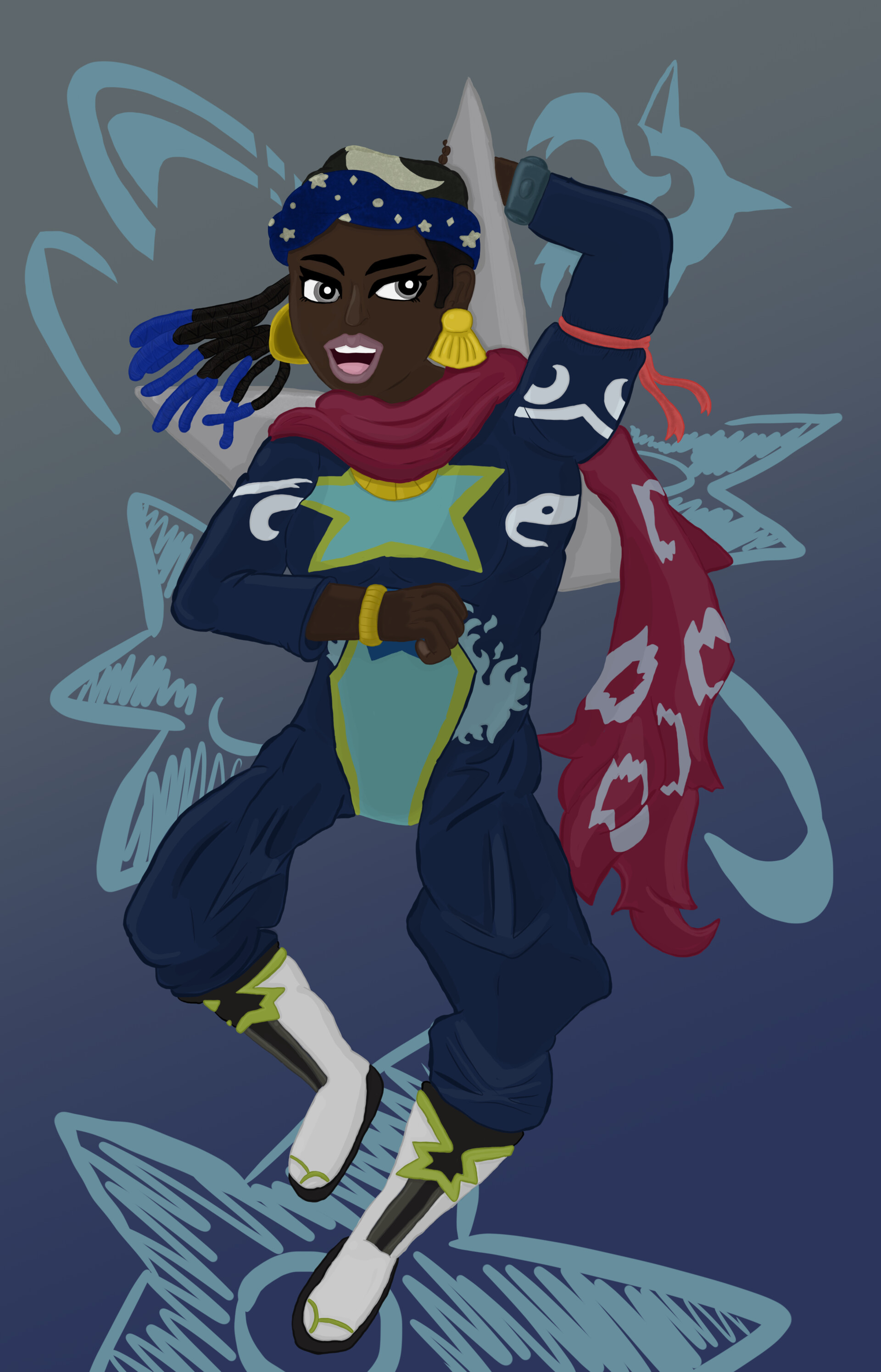 ArtStation - Supah Ninja Warriah