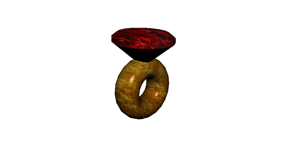 ArtStation - Gold and Ruby Ring