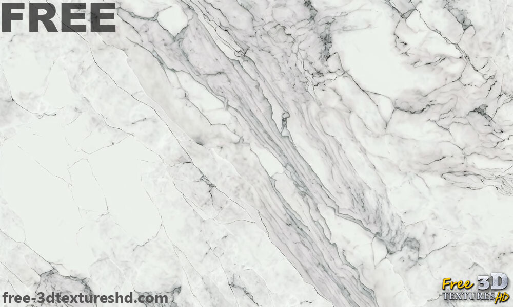 PBR Textures Free Download - Narural White Grey Marble Texture ...
