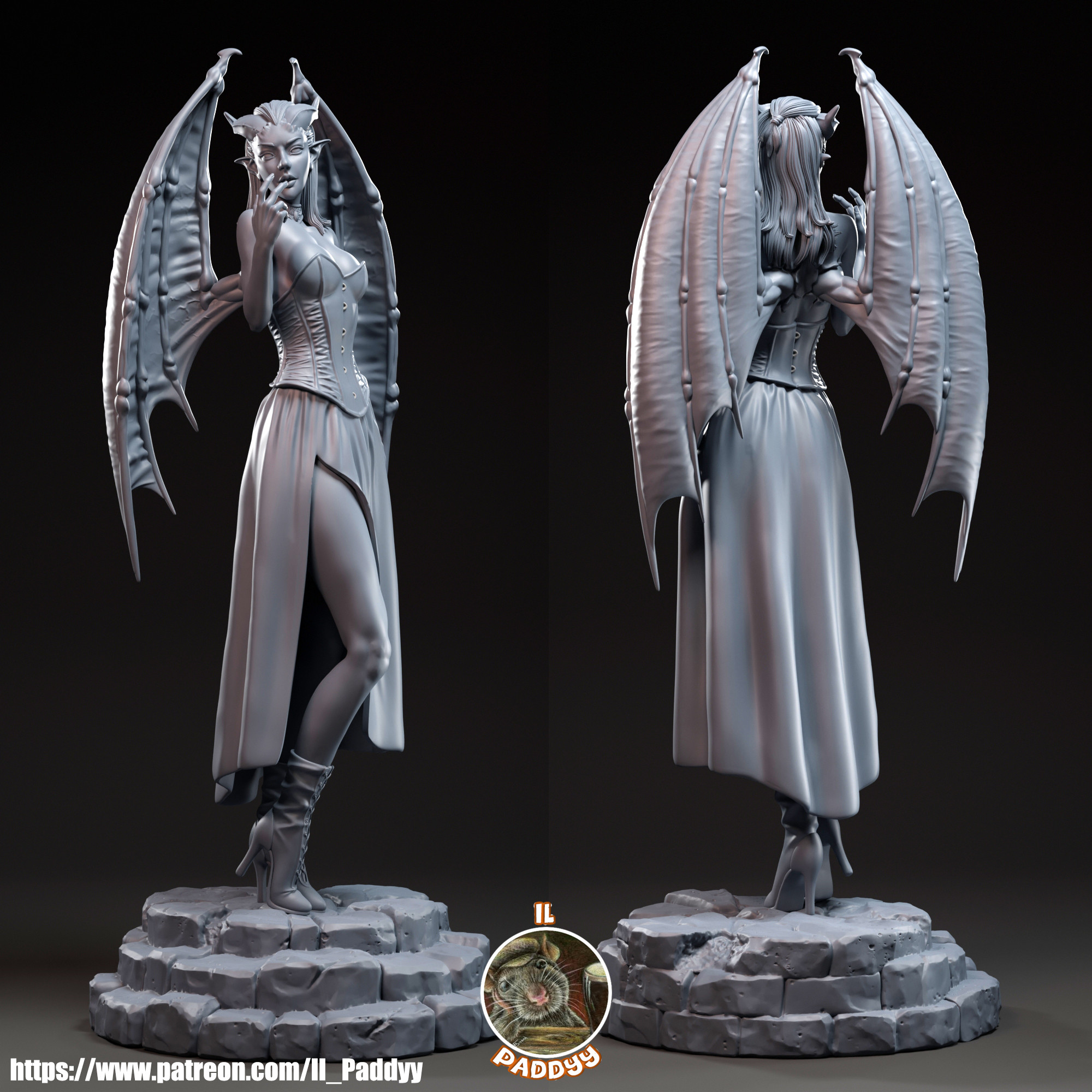 Davide Rinaudo - Succubus statue