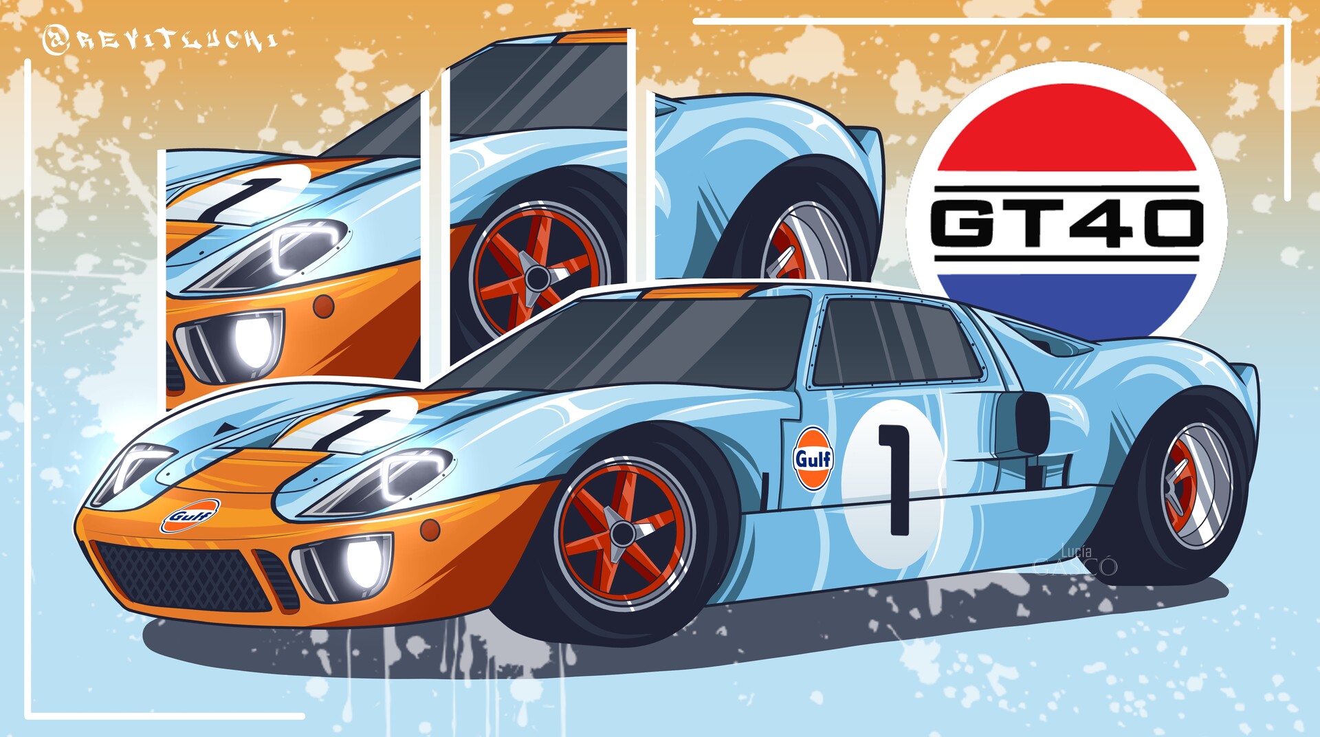 ArtStation - [CAR] Ford GT 40