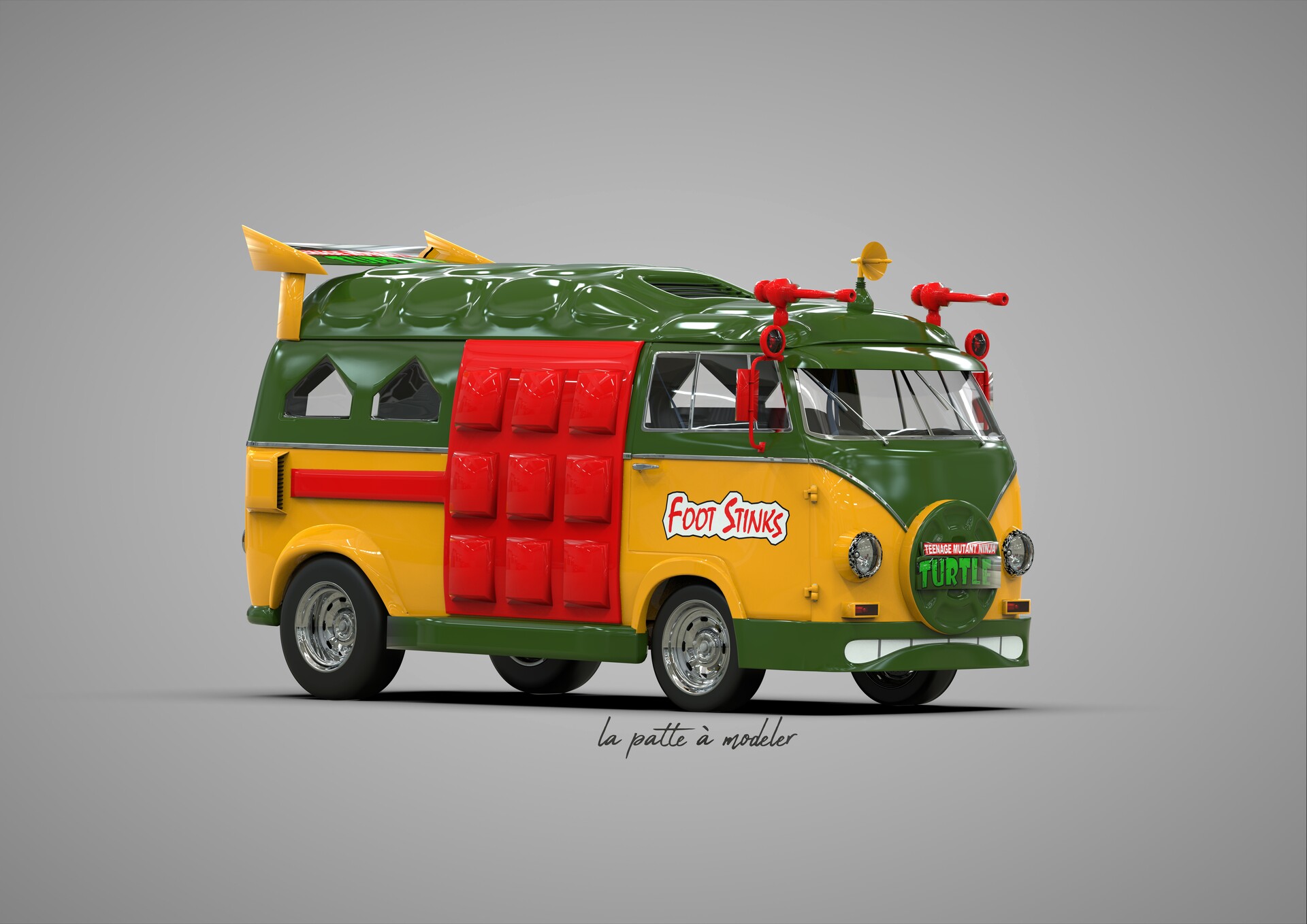 ArtStation - Teenage Mutant Ninja Turtles van