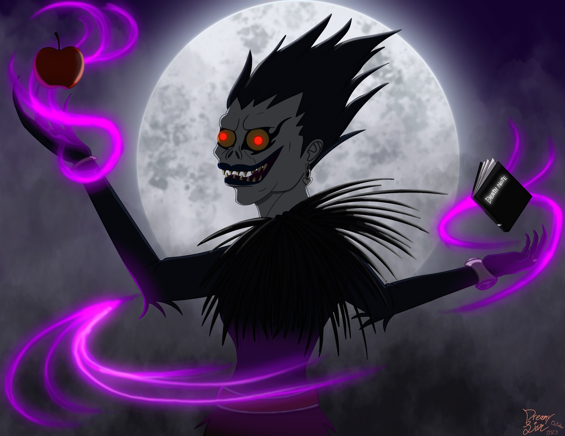 ArtStation - Ryuk, the Shinigami
