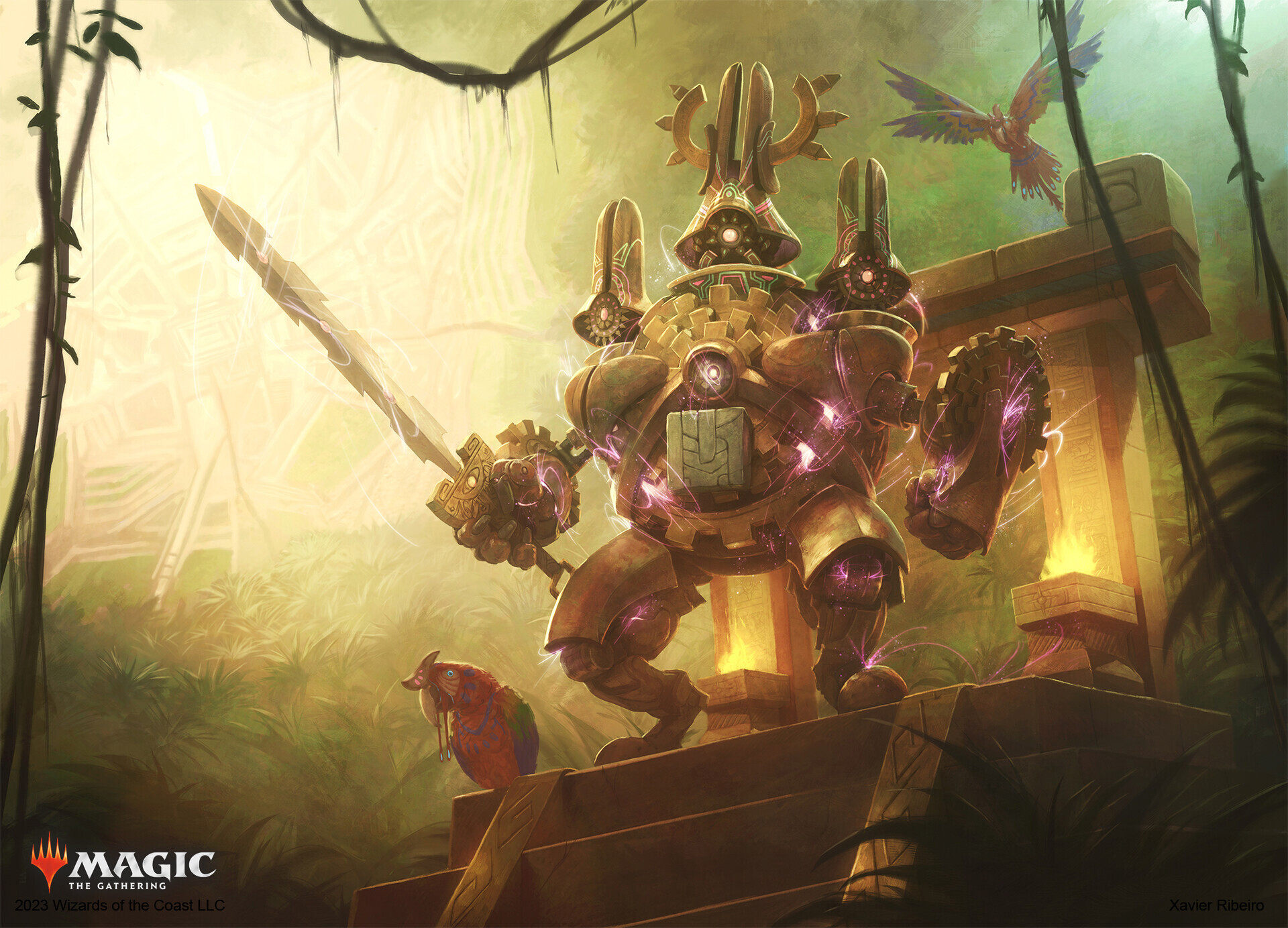 ArtStation - Threefold Thunderhulk - The Lost Caverns of Ixalan - MTG