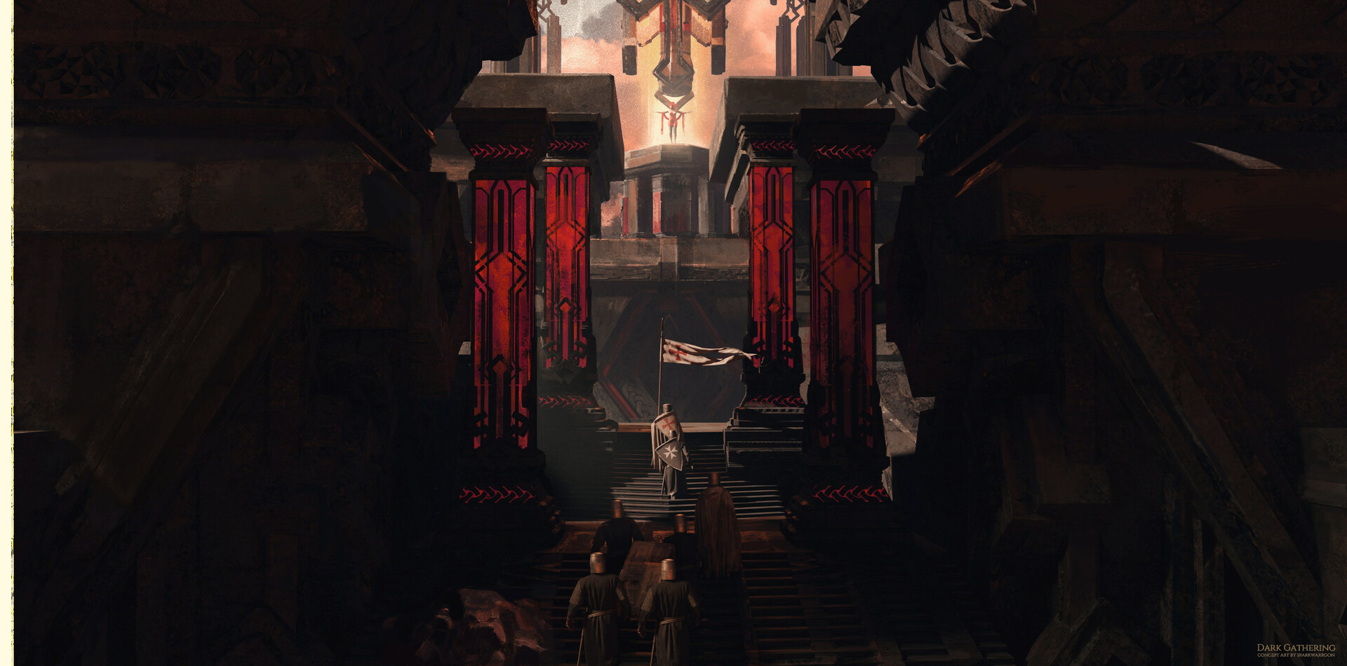 ArtStation - the dark gathering