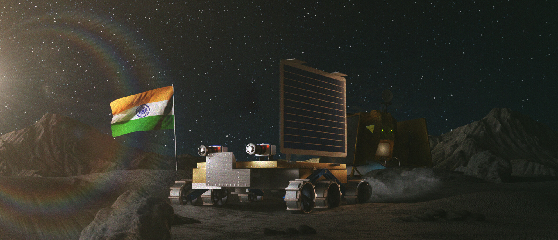 ArtStation - Chandrayaan Pragyan rover Tribute