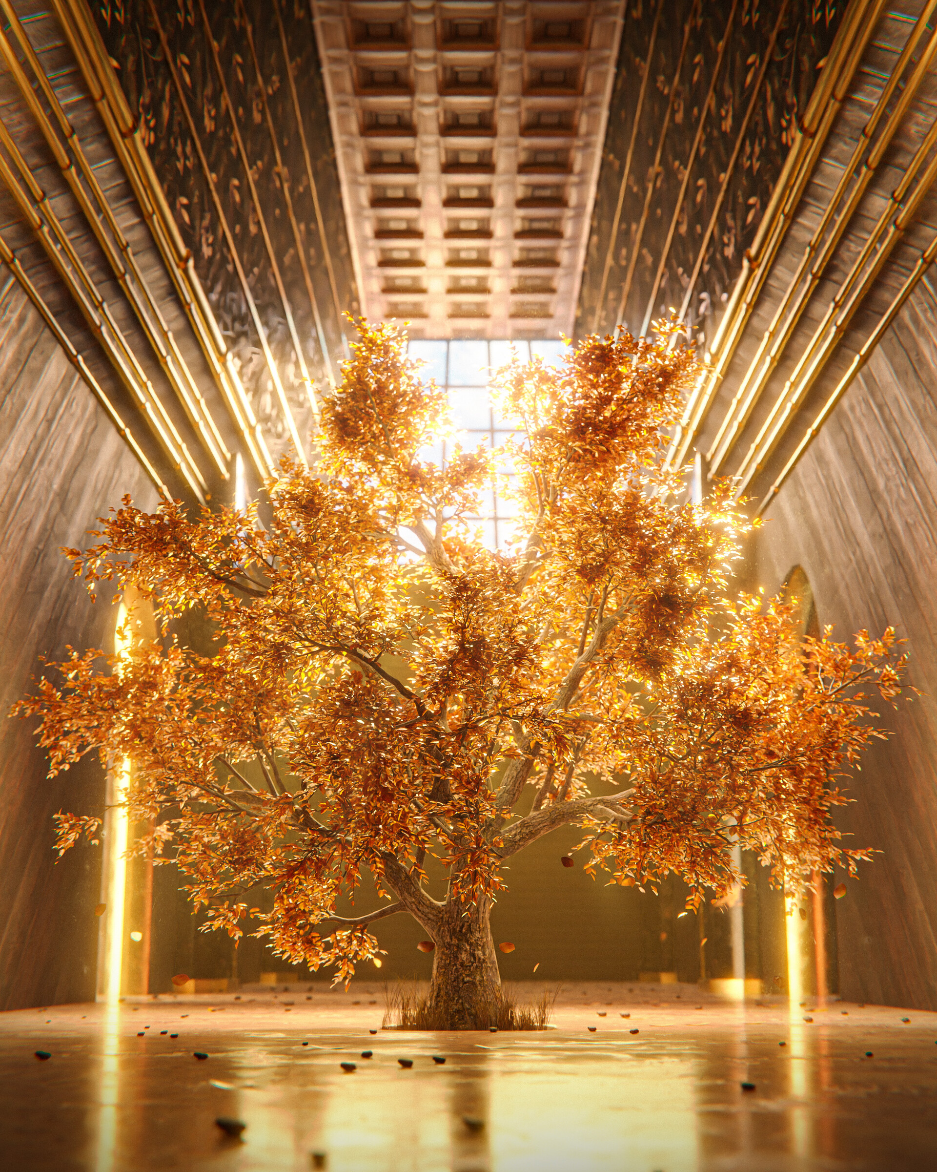 ArtStation - Ancient Oak 🍂 | 3D Environment Design