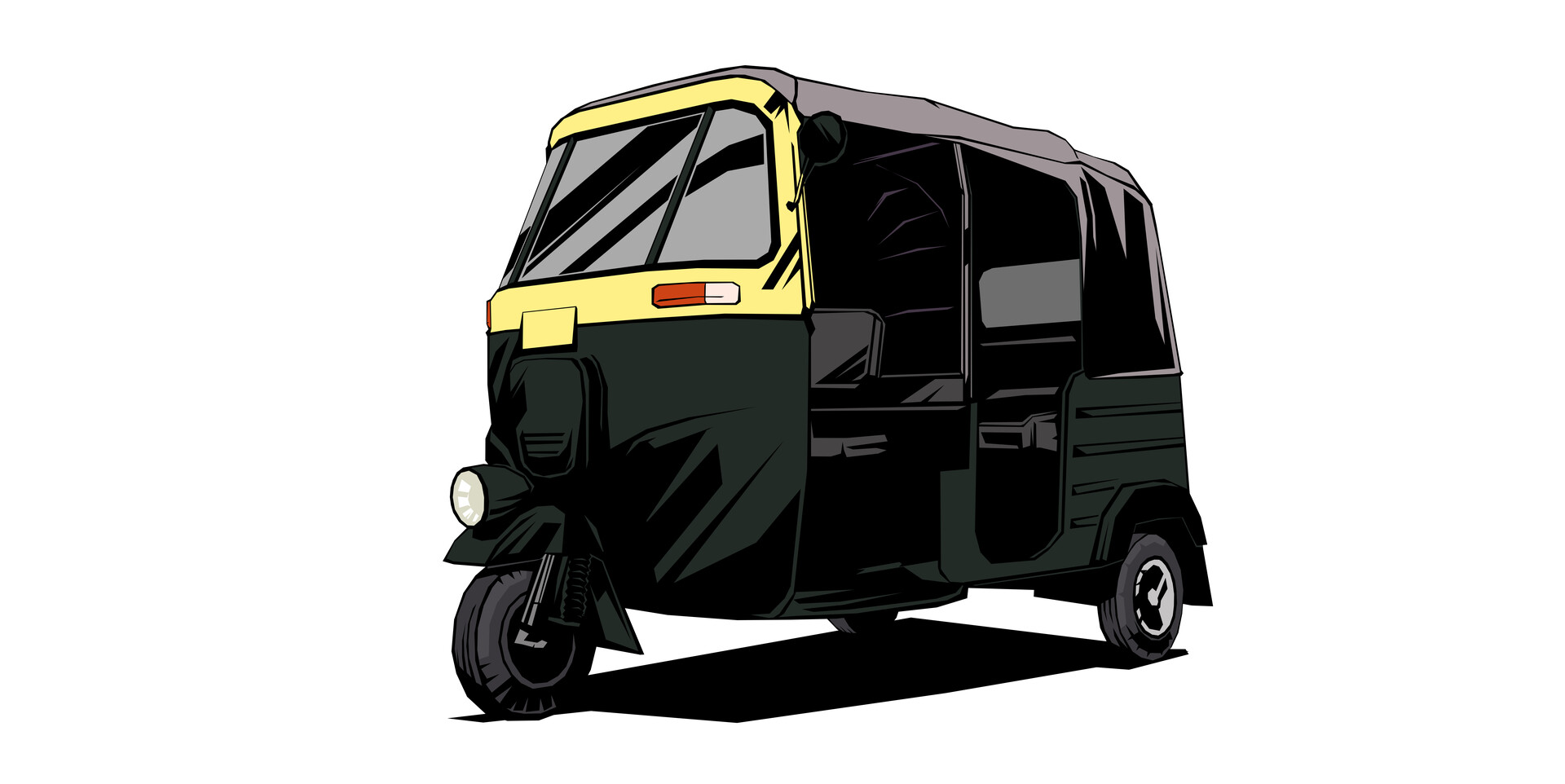 ArtStation - Concept Auto Rickshaw