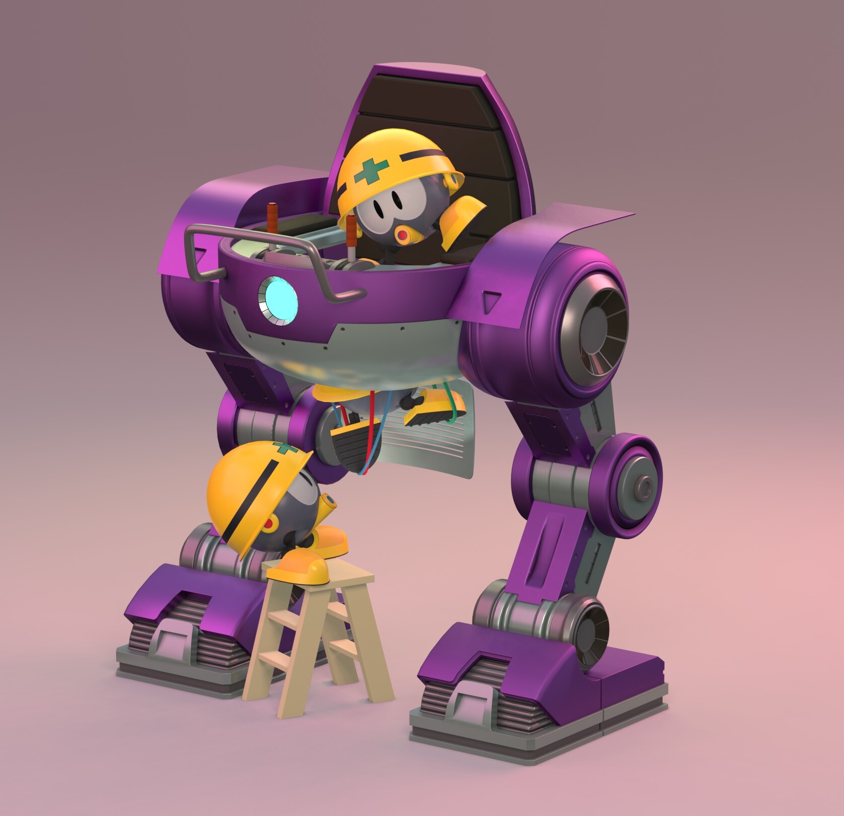 ArtStation - Sniper Armor with METs