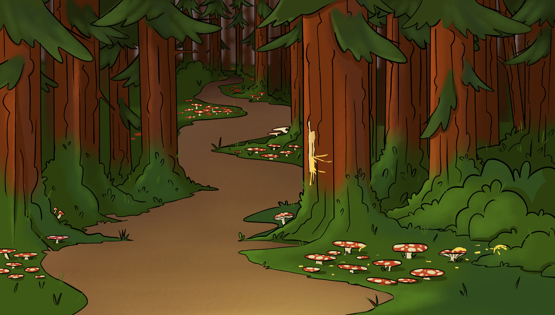 ArtStation - Pine Tree Forest