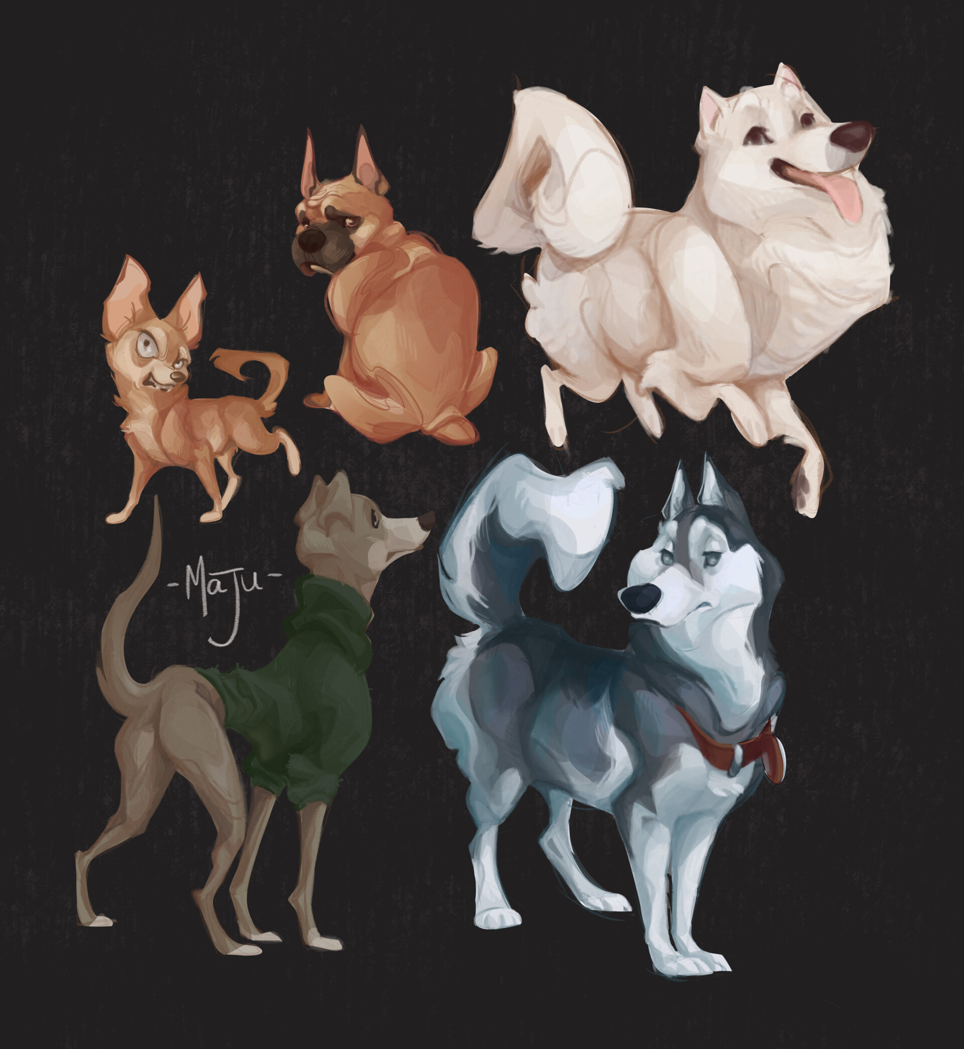 ArtStation - Dogs Concepts