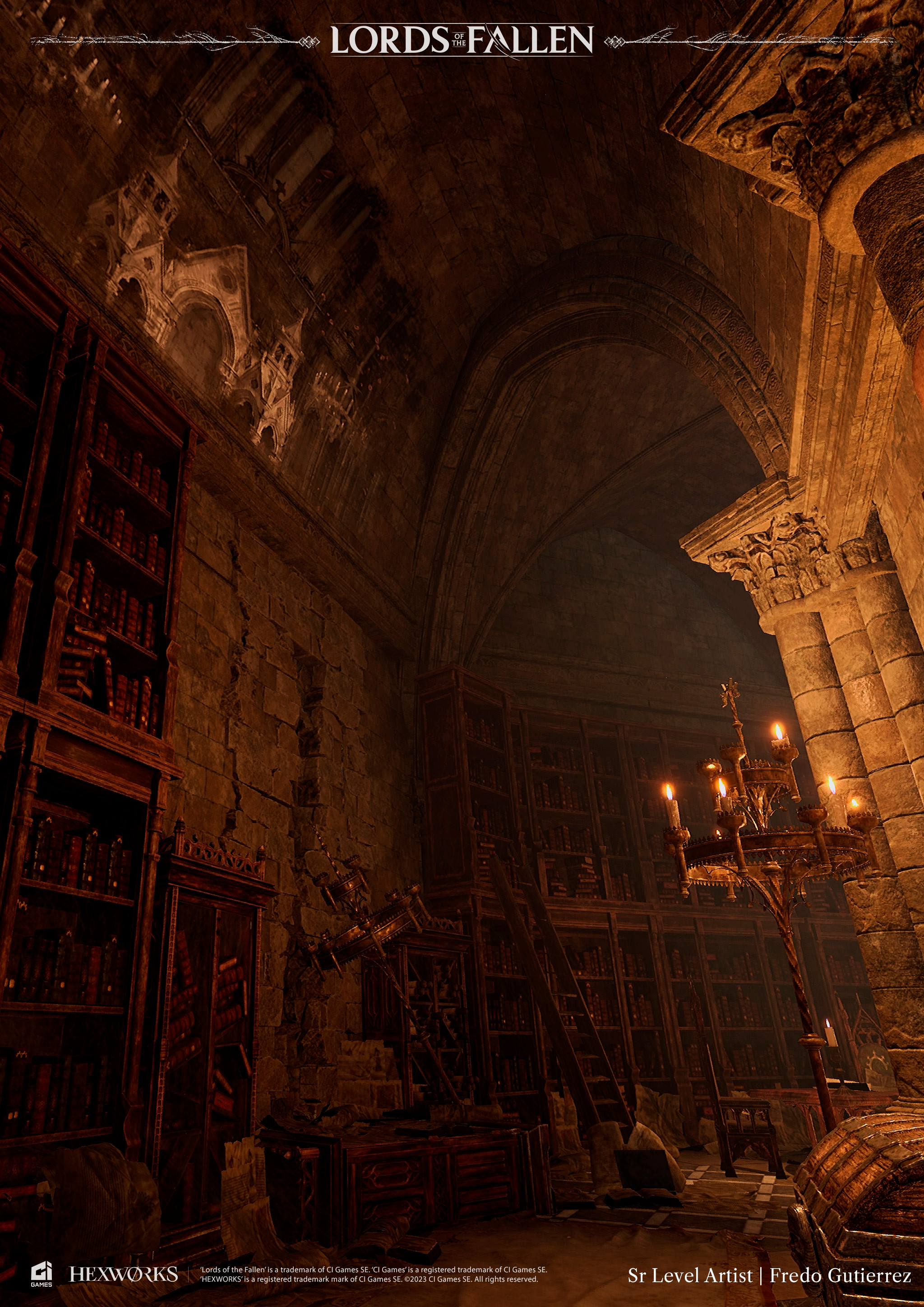 Fredo Gutierrez - Lords Of The Fallen - Queen´s Donjon Castle Library