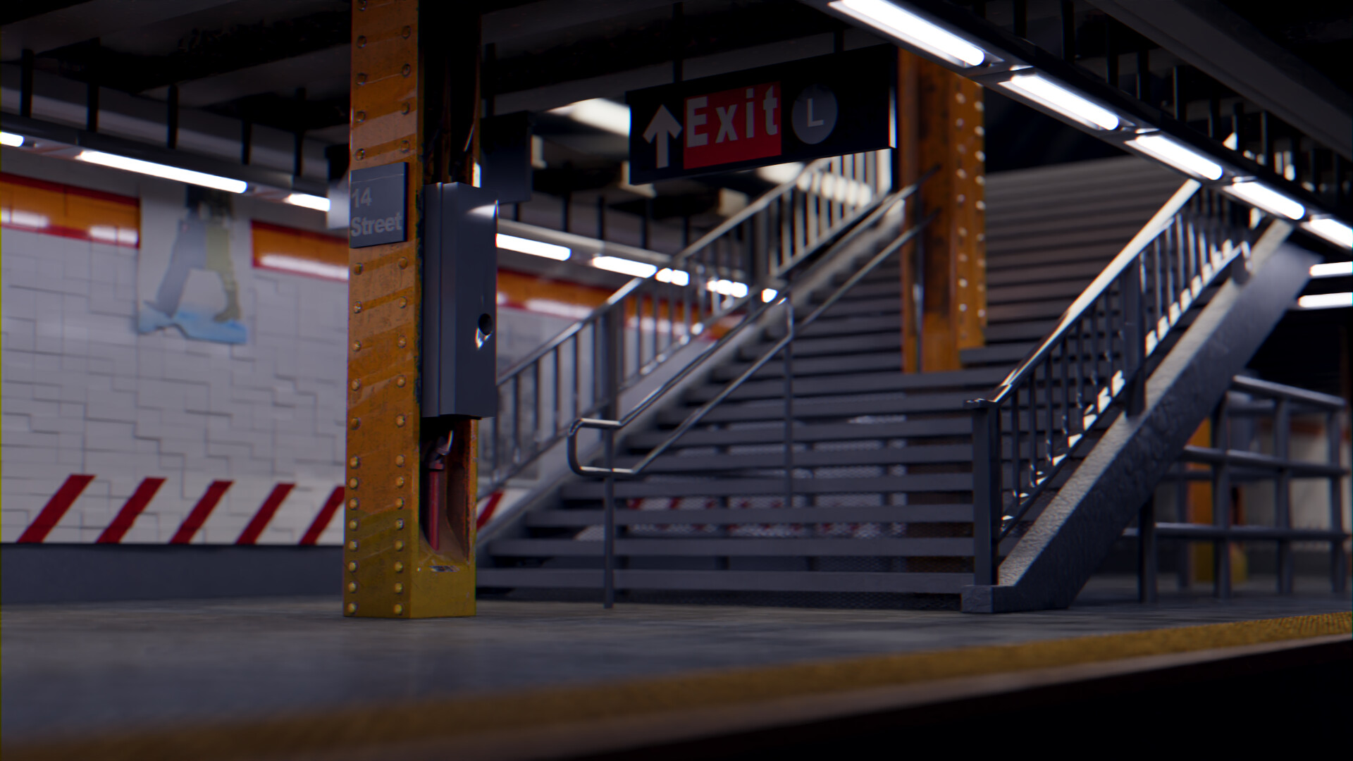 Hugo Martin - NYC Subway Render