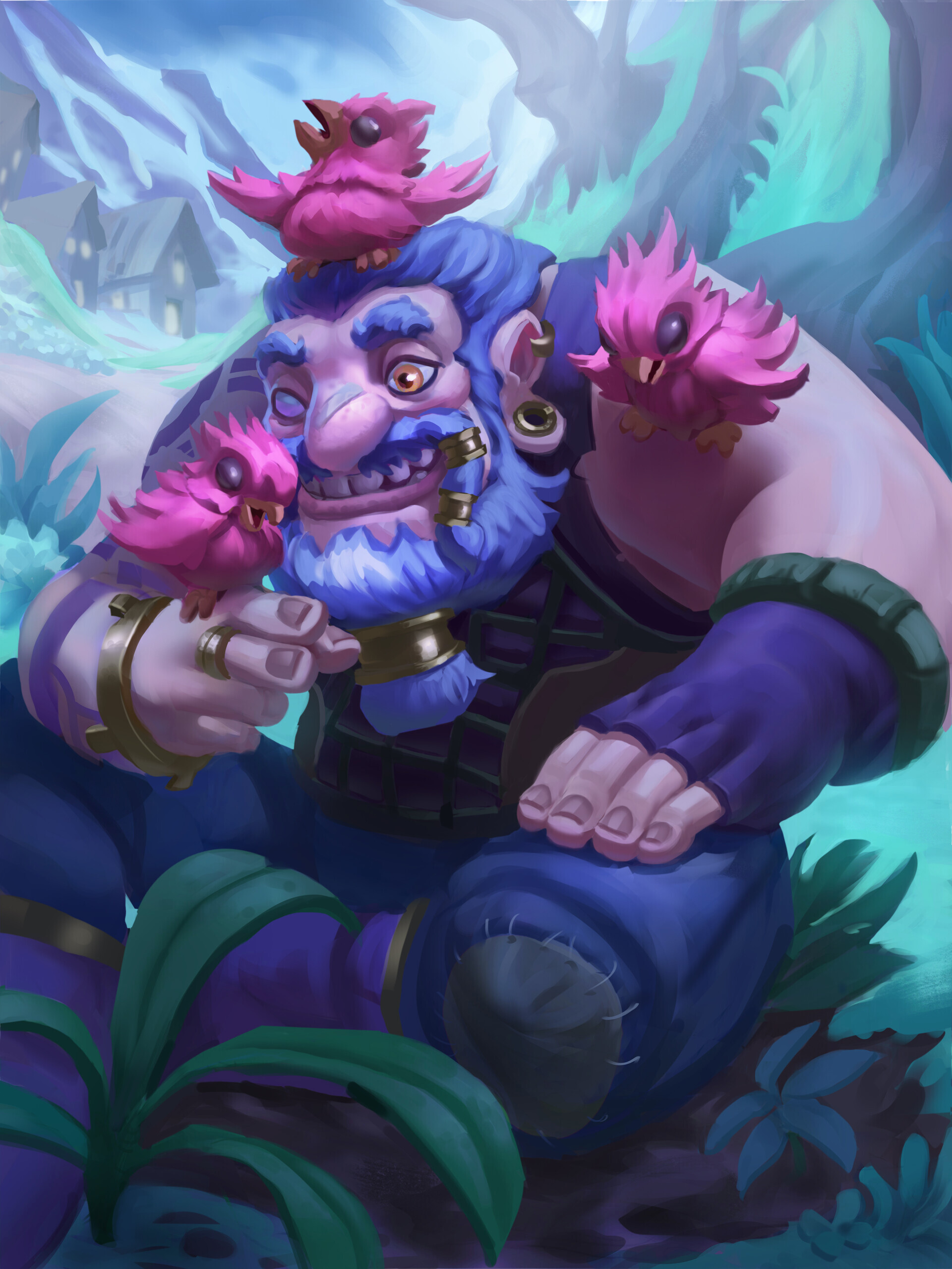 ArtStation - The Dwarf friend of the little's