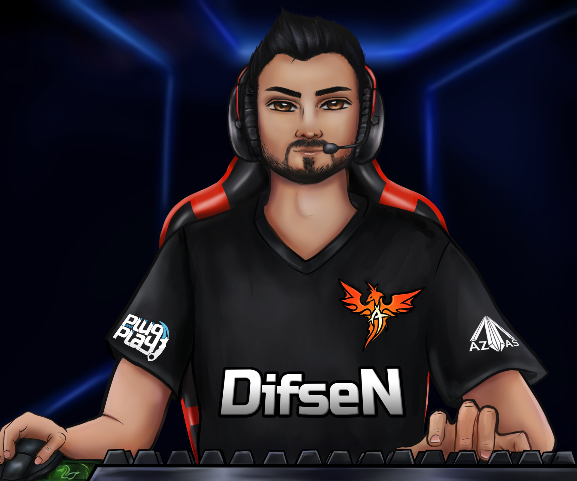 ArtStation - Icon streamer Commission