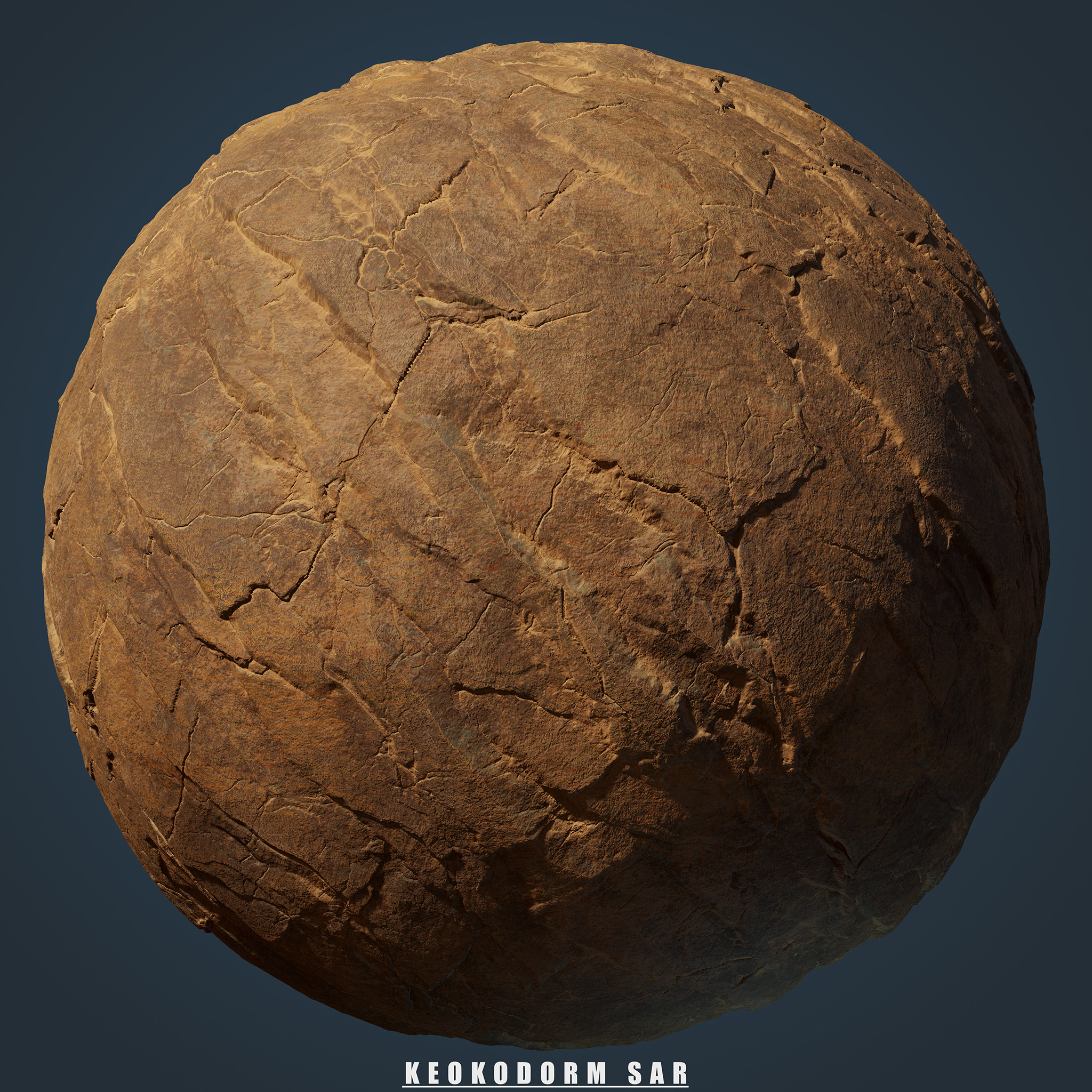 Keokodorm (Keo) Sar - Substance Designer : Desert rock surface