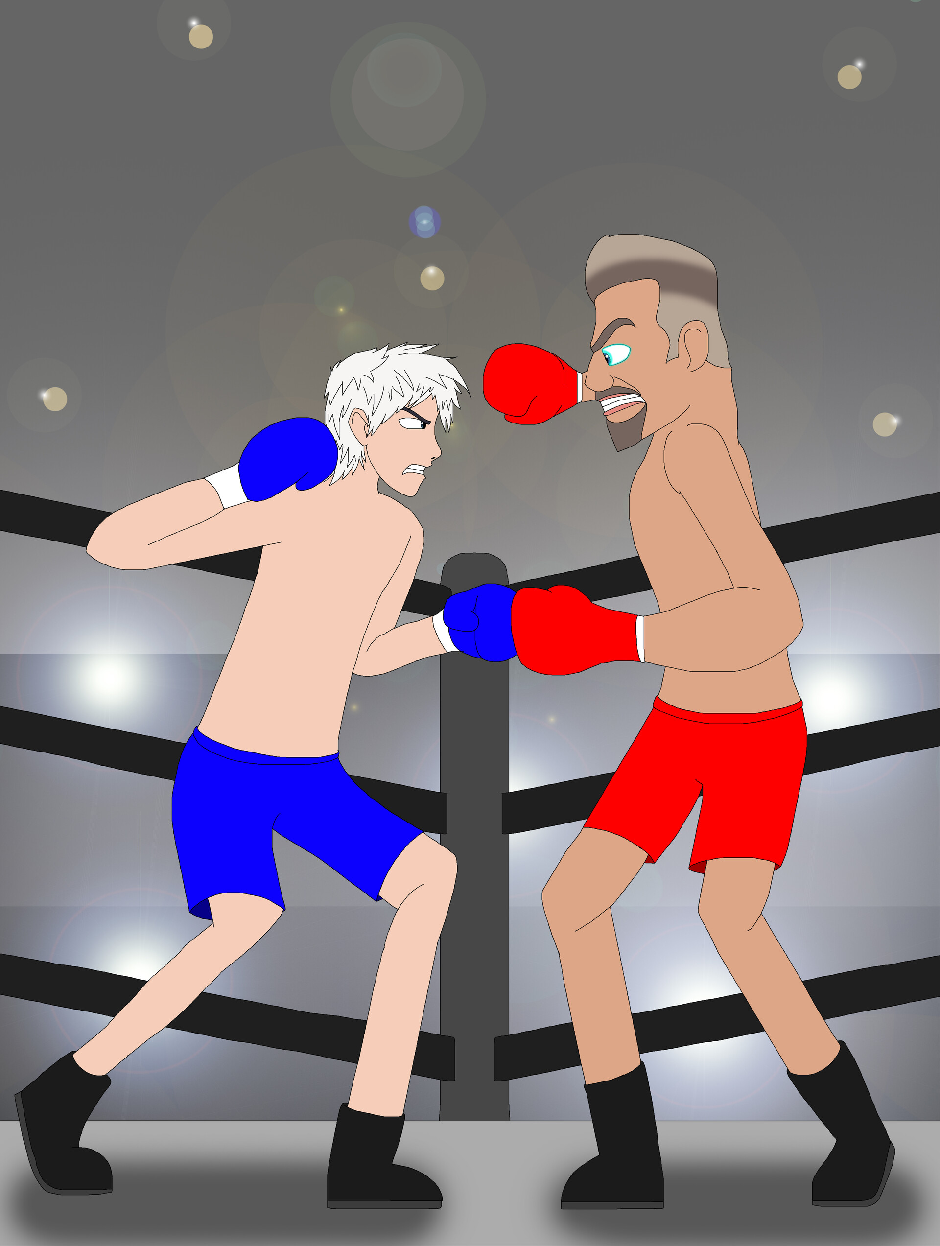 ArtStation - Boxing Match - Jack Frost vs. Magnifico