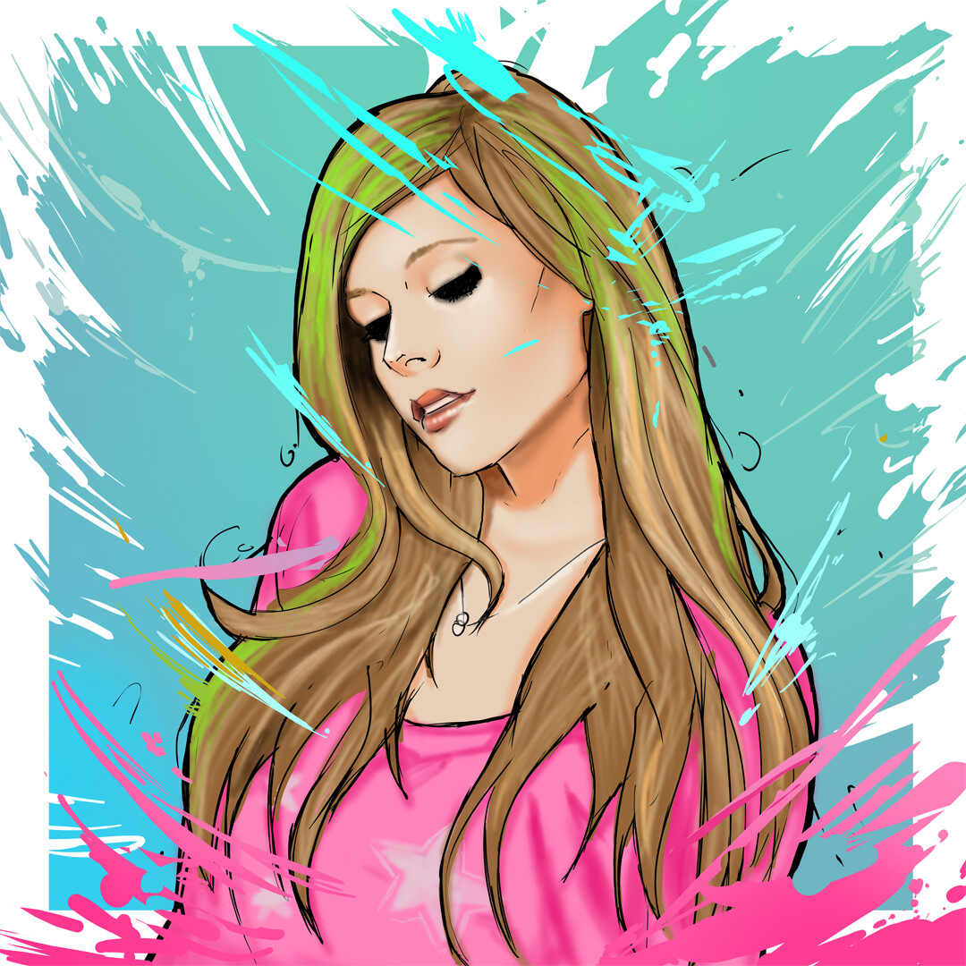 ArtStation - Fan art portrait painting