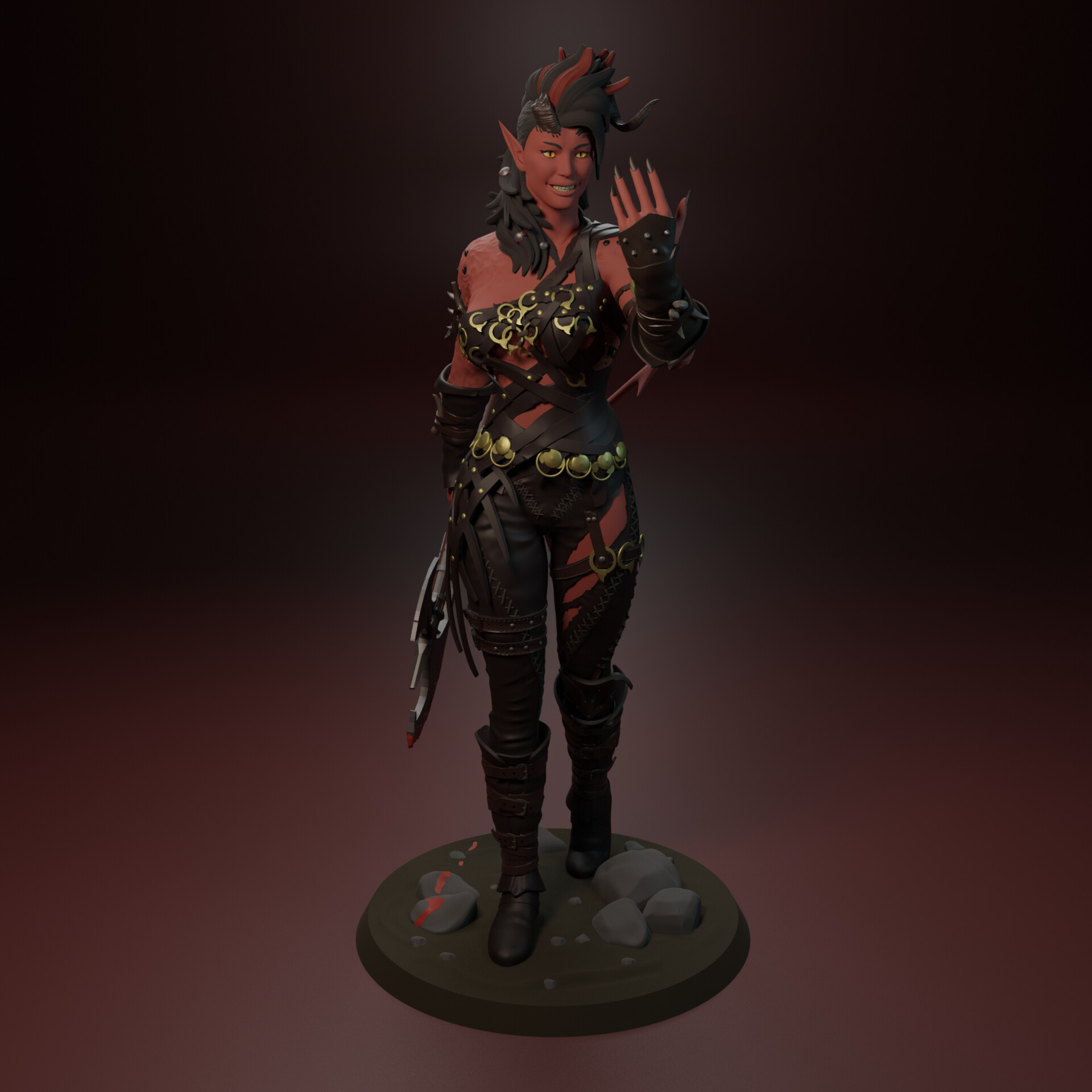ArtStation - Karlach from Baldur's Gate 3 for 3d print