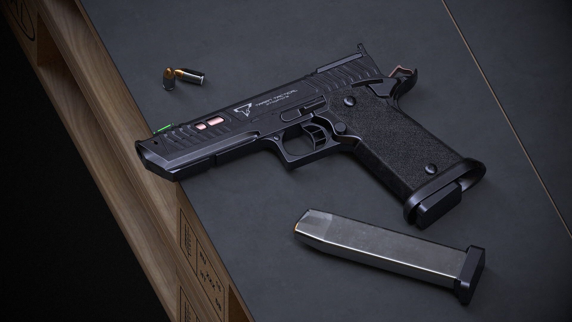 TTI Pit Viper HandGun (game ready) - Download Free 3D model by Rotuma ...