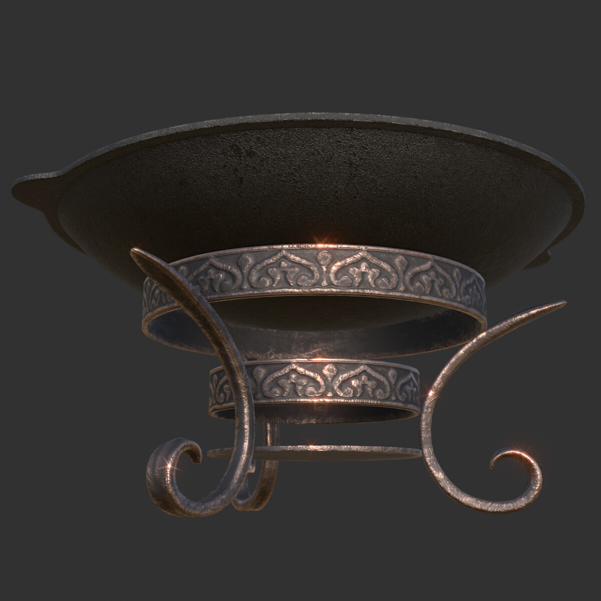 ArtStation - Cast iron pot