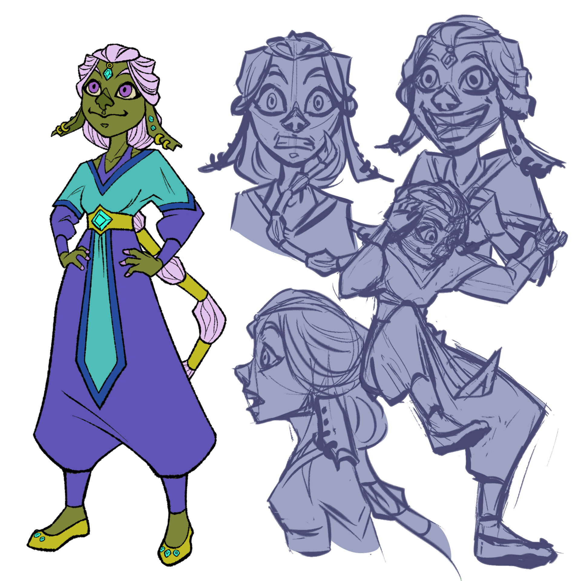 ArtStation - Some Character Sheets