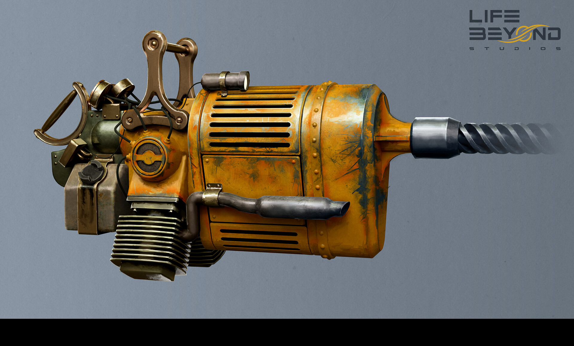 ArtStation - Life Beyond - Handheld Mining Drill