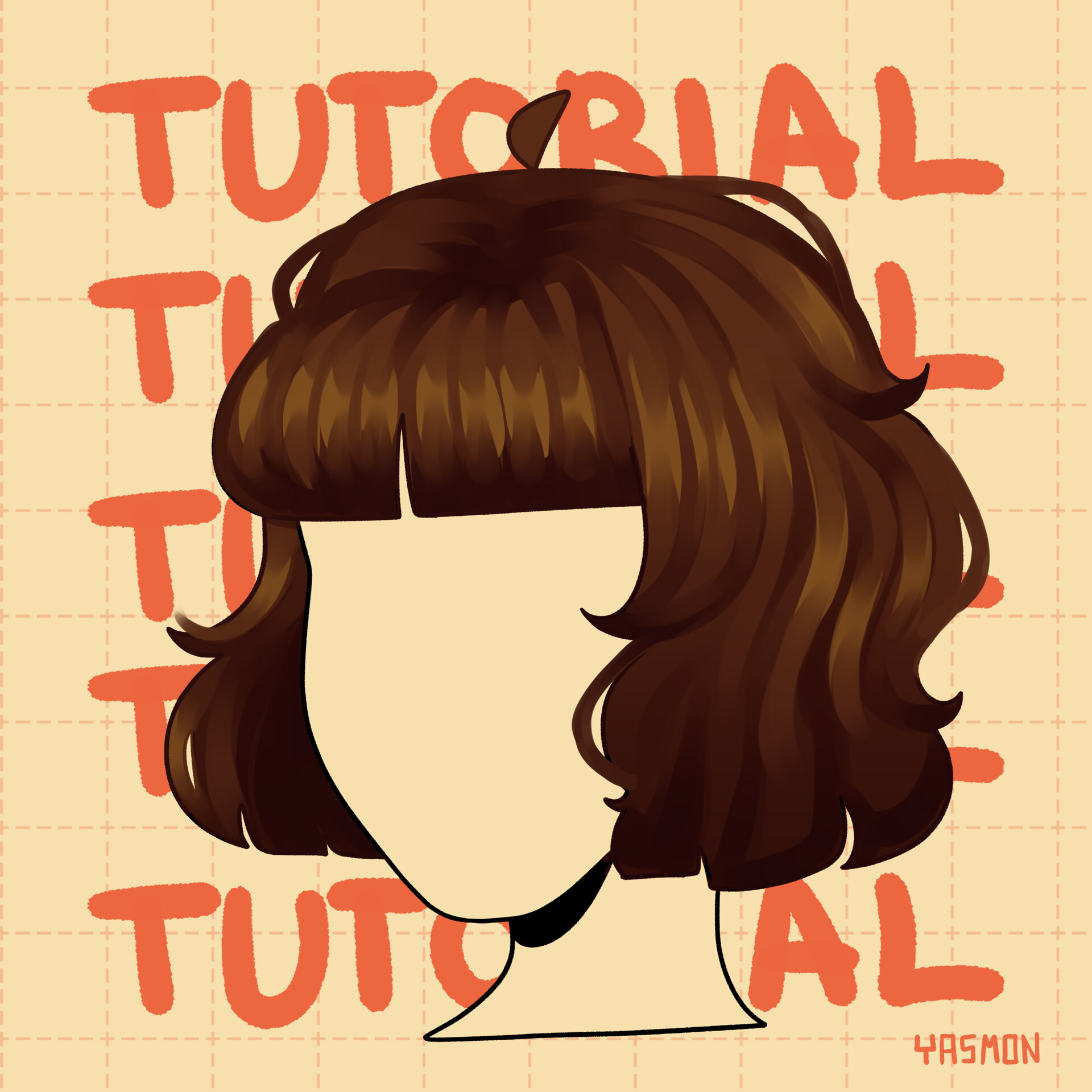ArtStation - ♡ hair tutorial