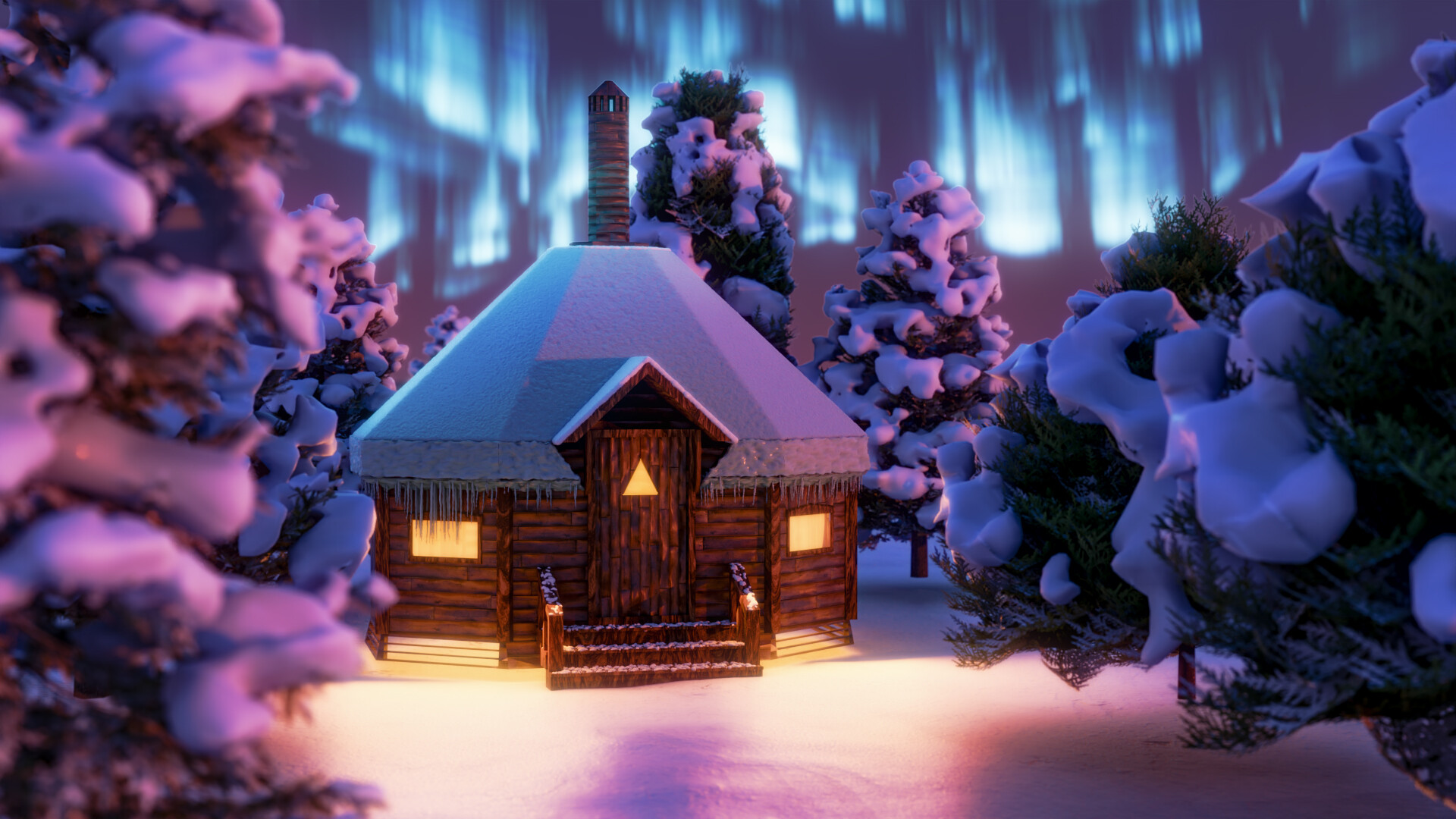 ArtStation - Snow Hut