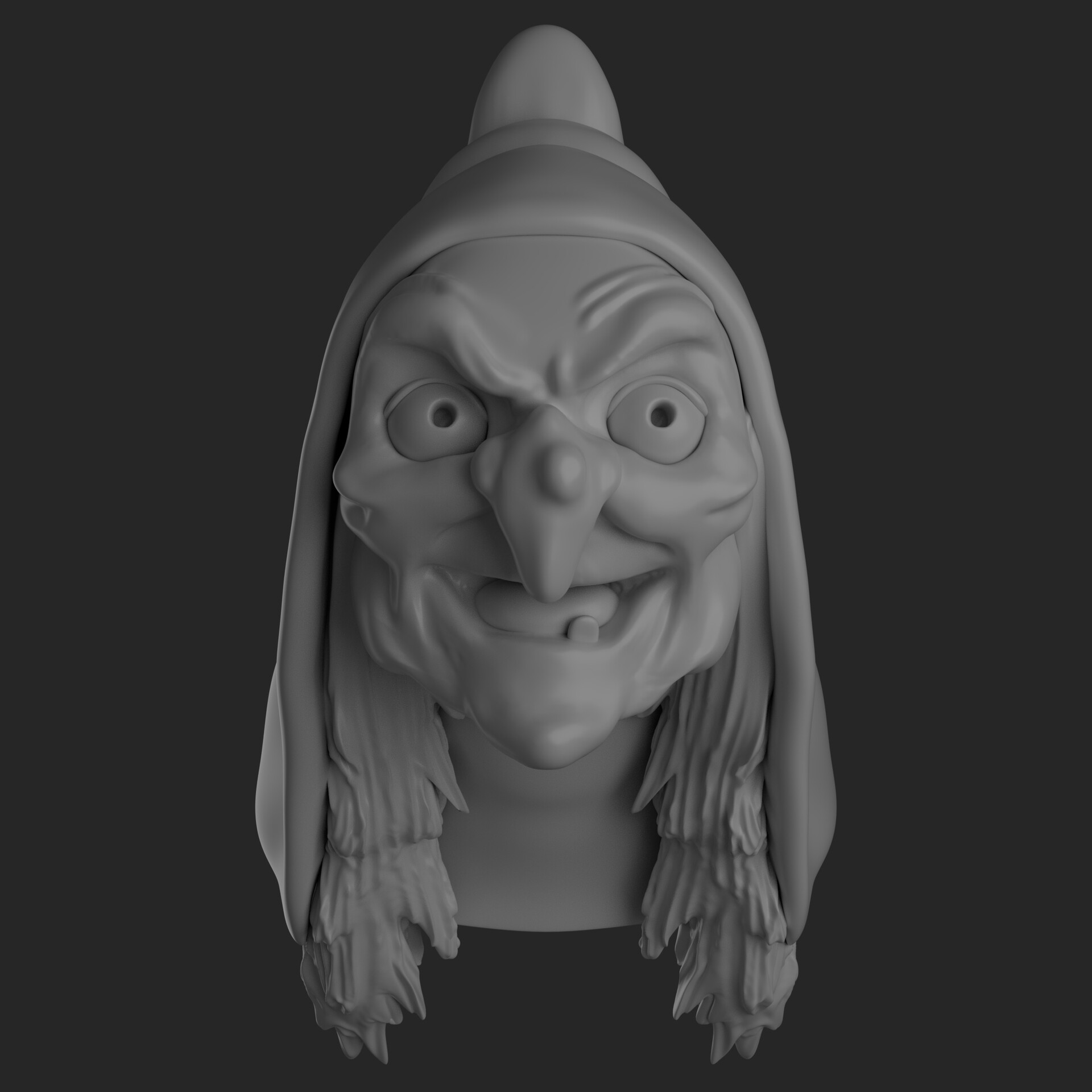 ArtStation - Snow White Witch Head study