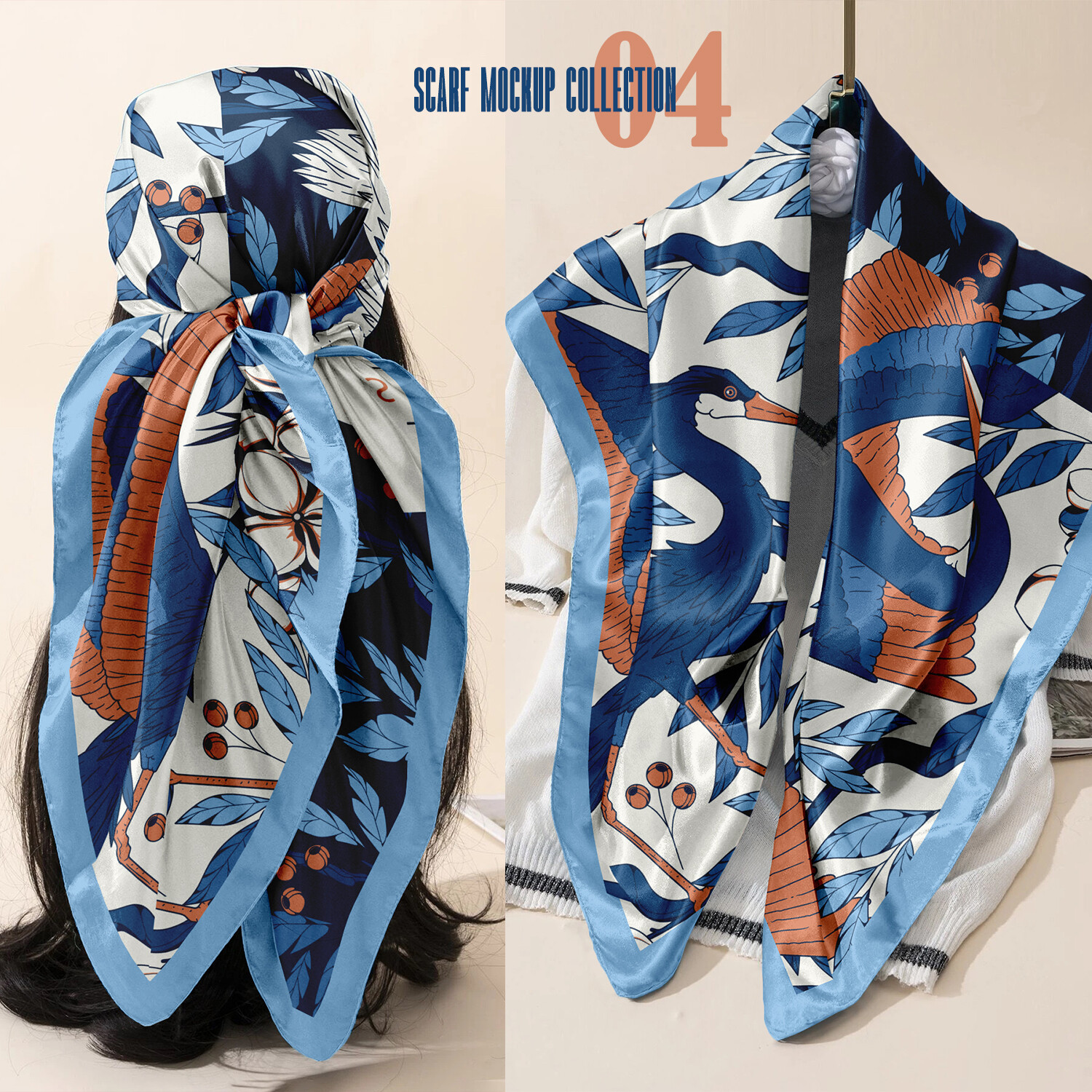 ArtStation - Scarf Mockup Collection 04